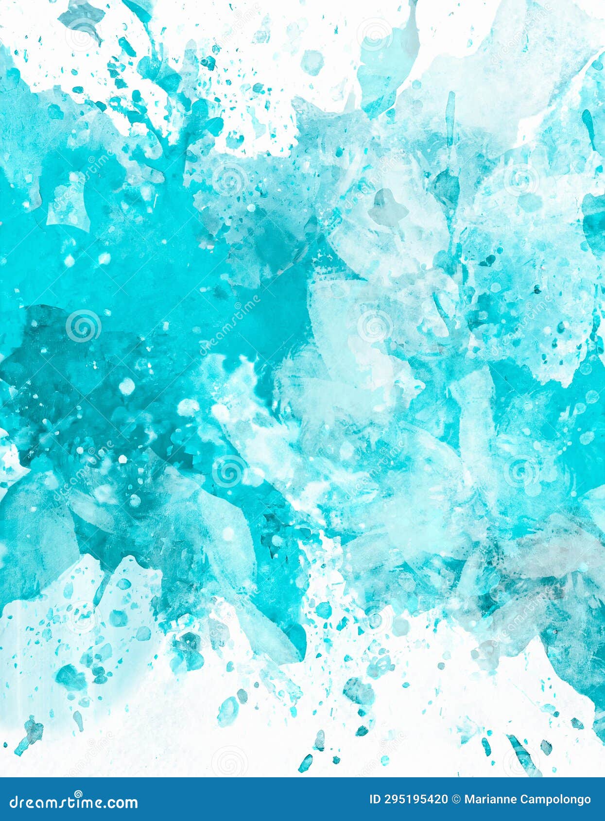 Paint Pour Drip Splatter Green And Blue Background Mobile Backdrop ...