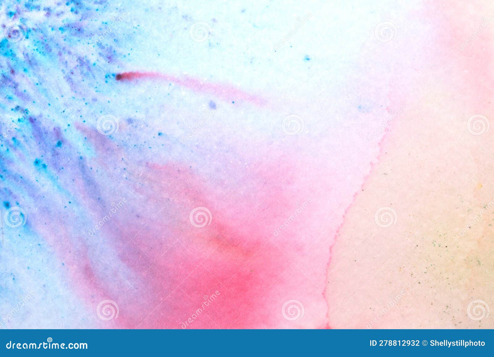 Paint Powder and Splashes in Vibrant Watercolour Painting Exploding ...