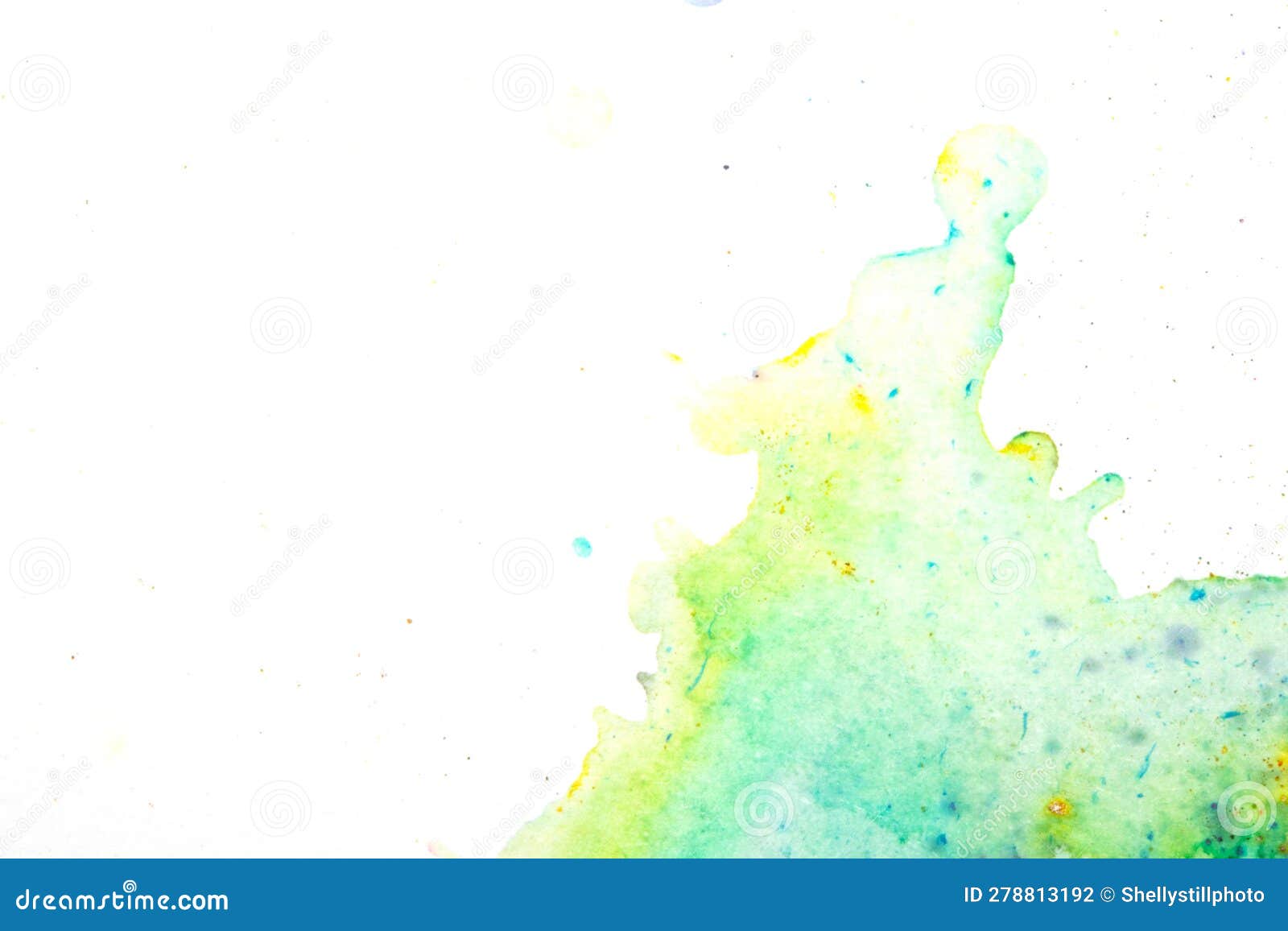 Paint Powder and Splashes in Vibrant Watercolour Painting Exploding ...