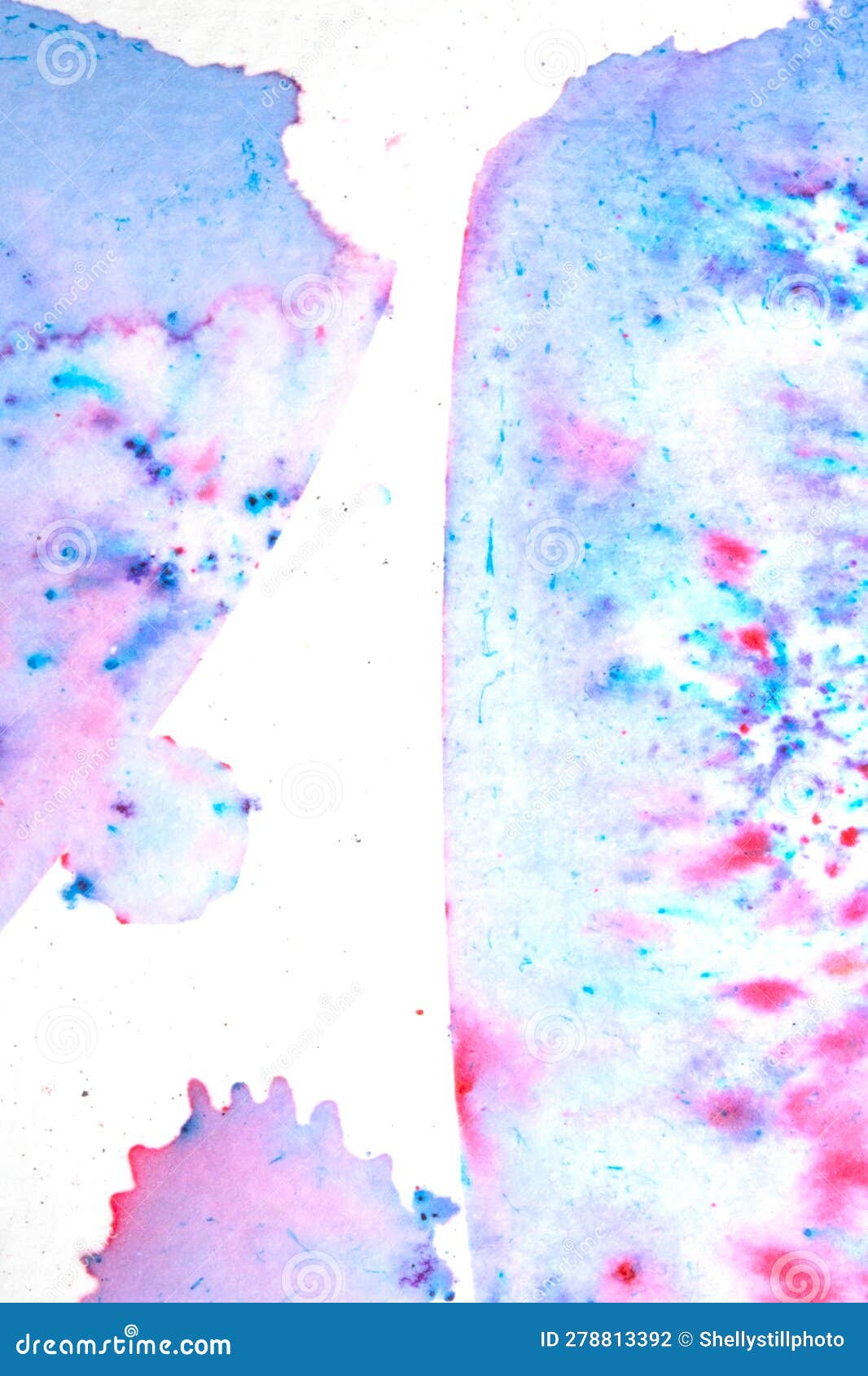 Paint Powder and Splashes in Vibrant Watercolour Painting Exploding Colour Rainbows Stock Photo ...