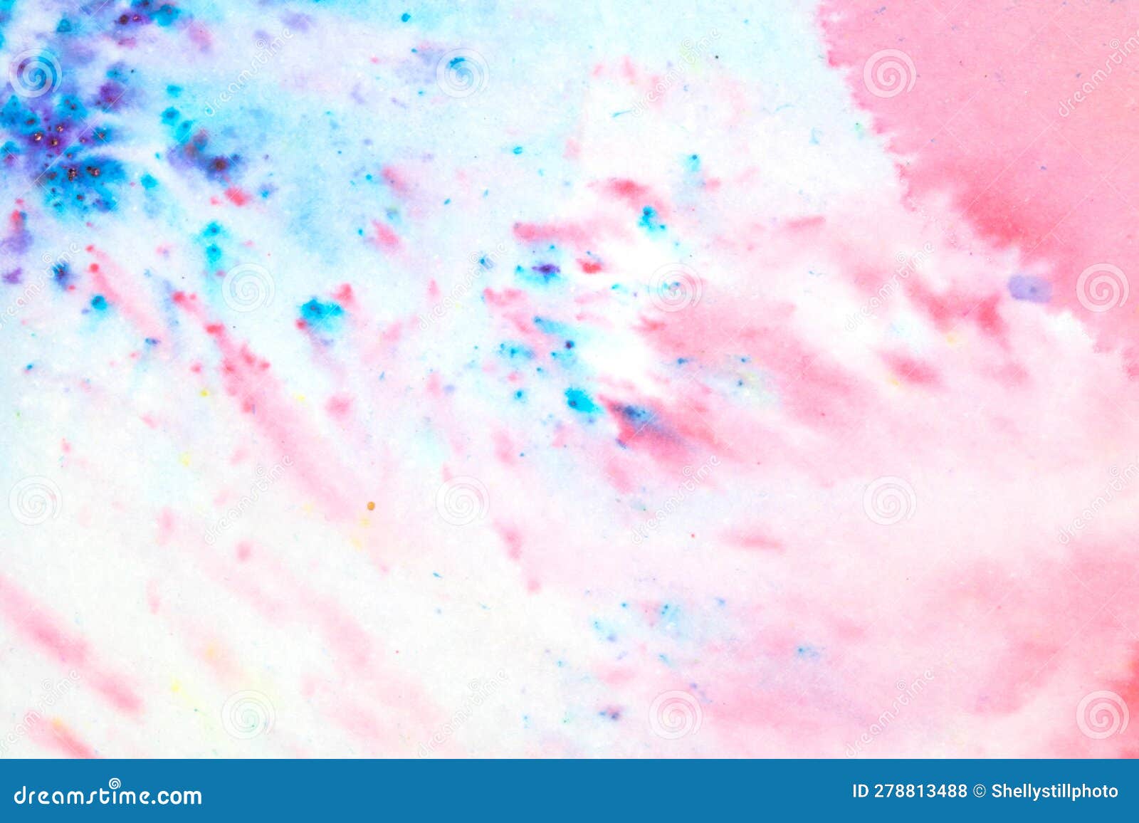 Paint Powder and Splashes in Vibrant Watercolour Painting Exploding ...