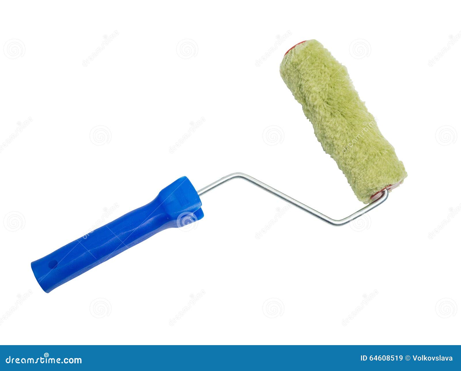 Paint Rolle on White Background Stock Image - Image of creativity ...