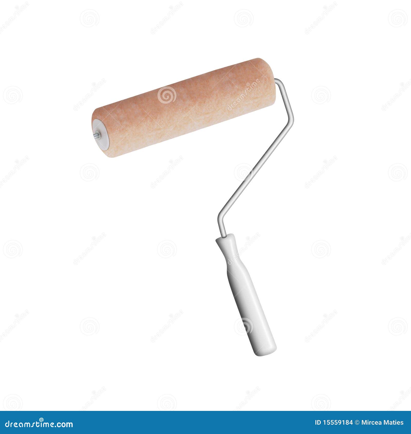 Paint roller stock photo. Image of remodeling, equipment - 15559184
