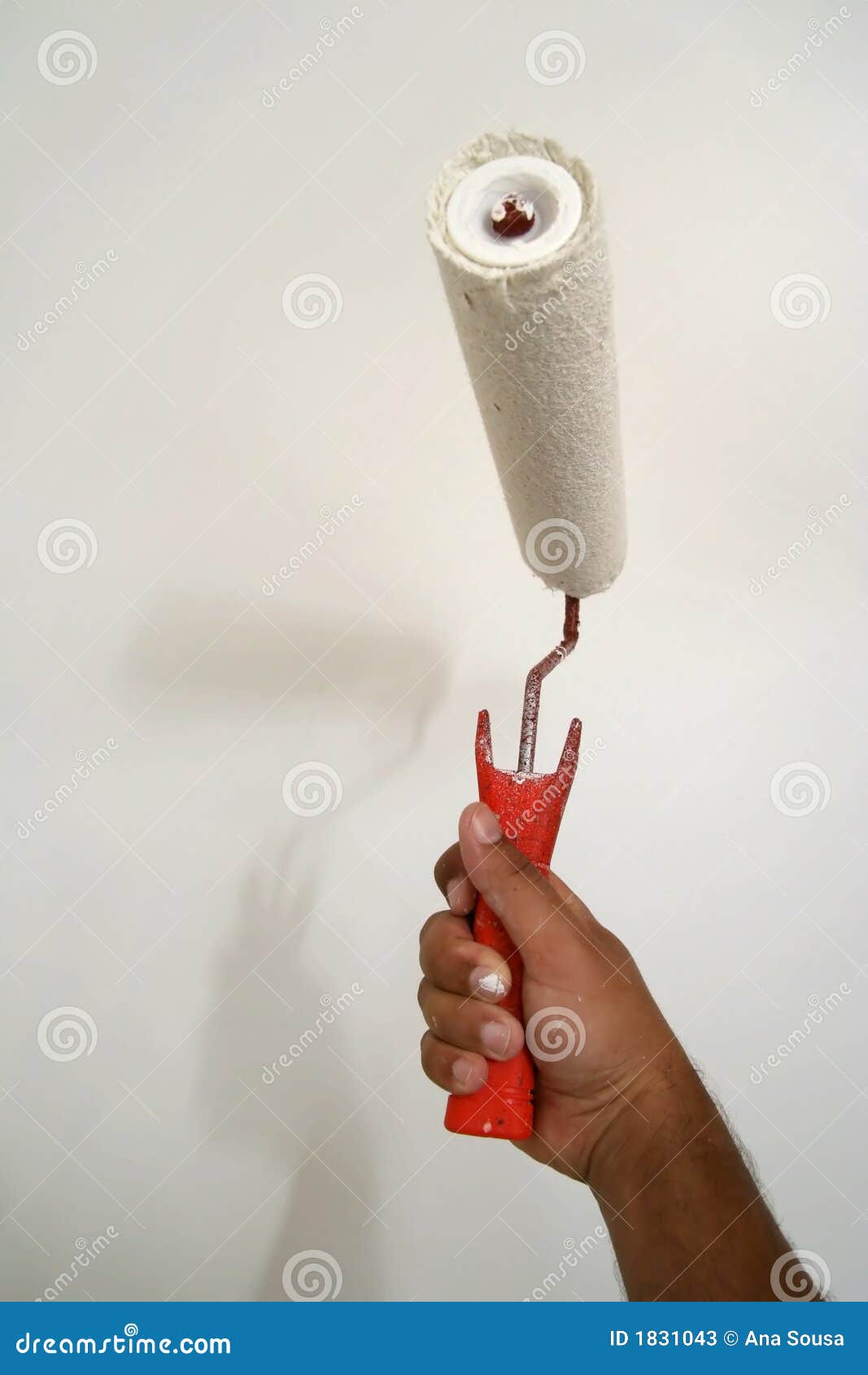 Paint roller stock image. Image of pastel, paintbrush - 1831043