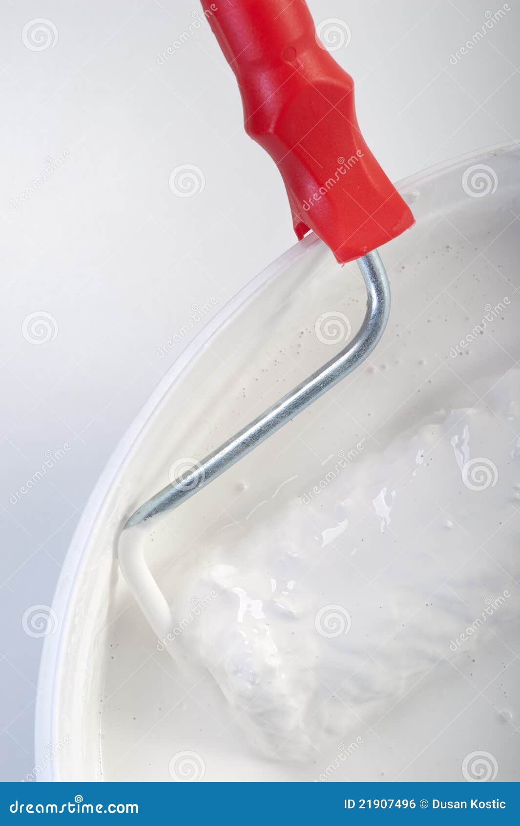 Paint roller stock photo. Image of maintenance, home - 21907496