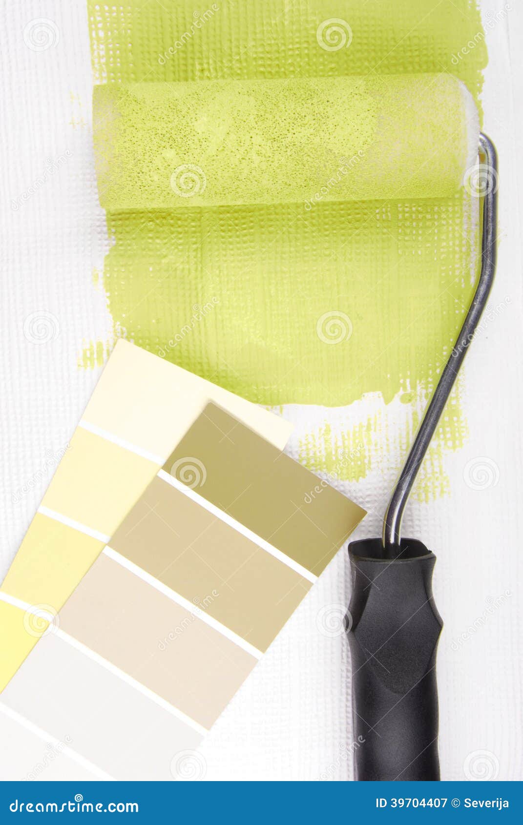 Paint roller and color stock image. Image of paint, improvement - 39704407