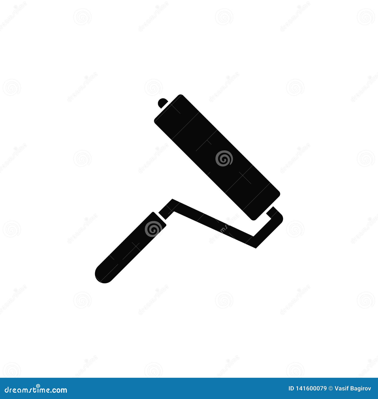 Paint Roller, Icon. Element of Simple Icon for Websites, Web Design ...