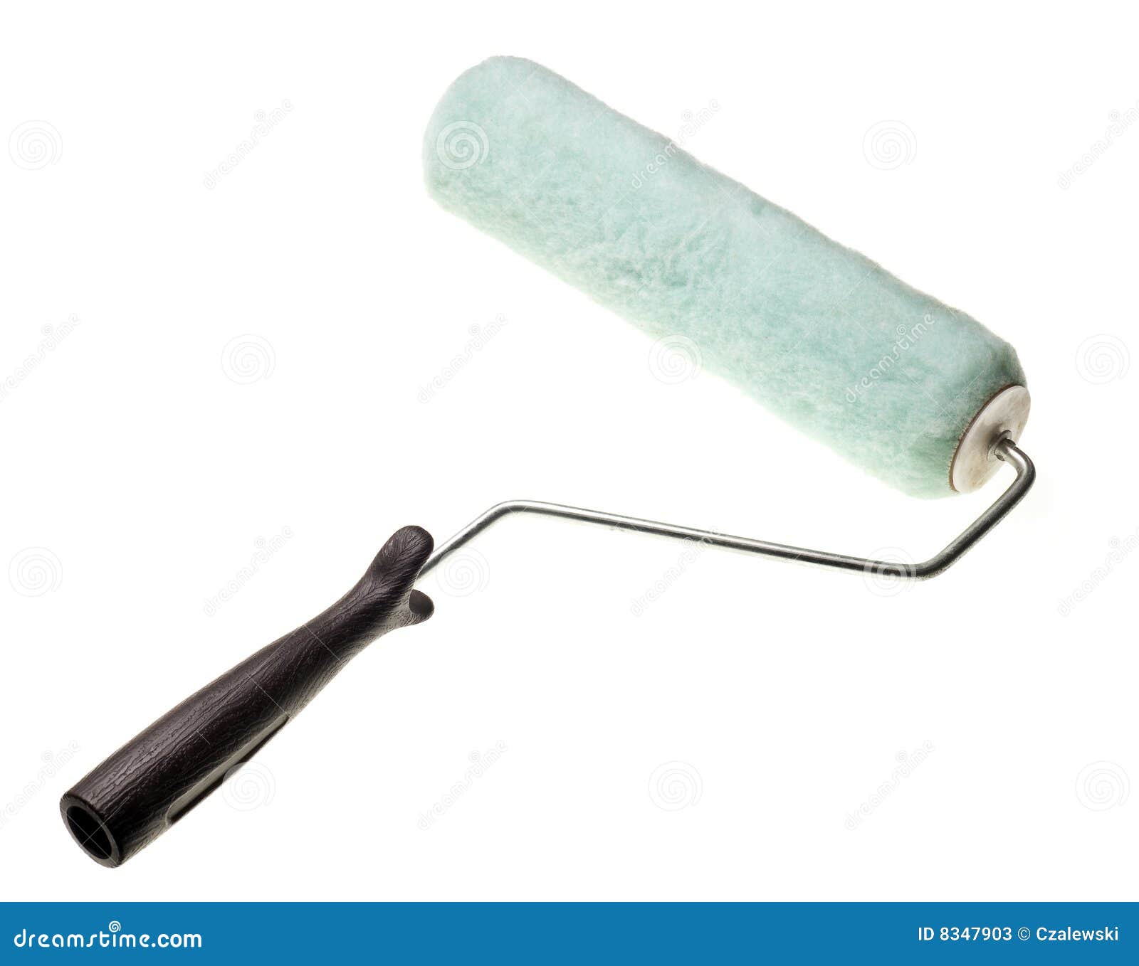 Paint roller isolated stock image. Image of handle, paint - 8347903