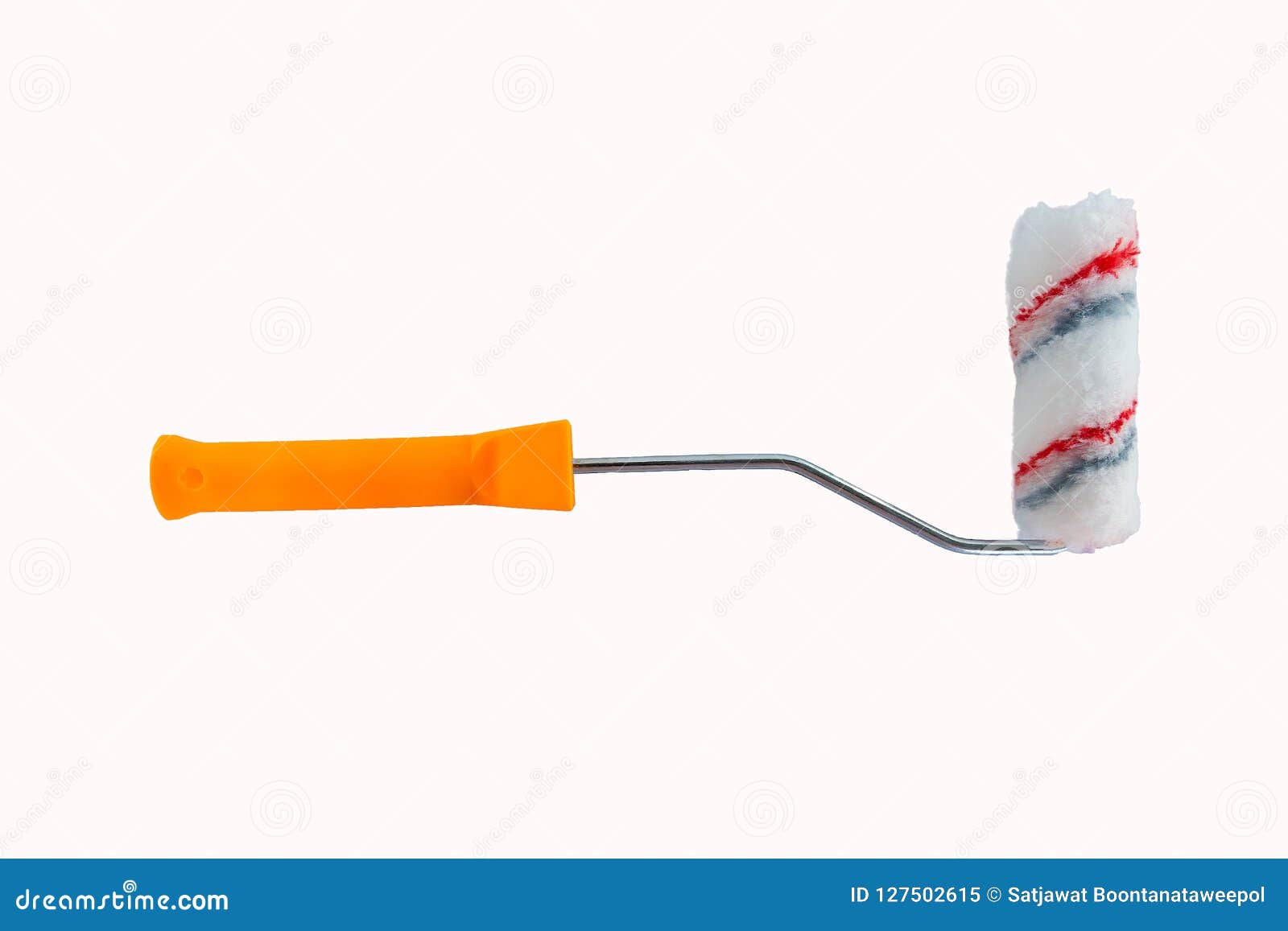Paint Roller Isolated on White Background Stock Image - Image of ...
