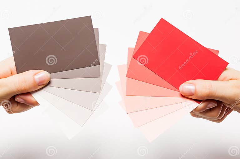 Paint sample cards stock photo. Image of colours, decor - 56786140