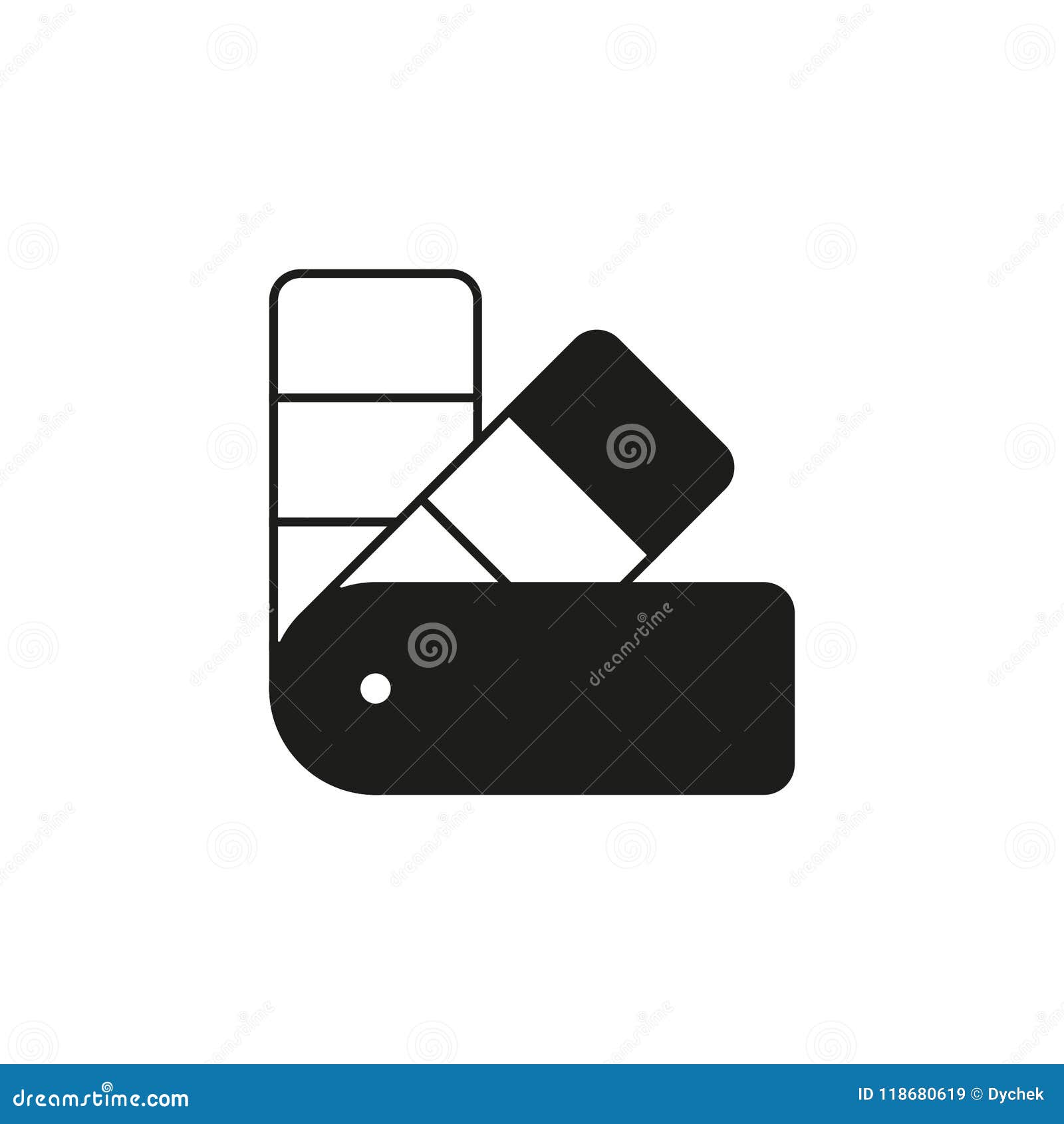 Paint Sample Icon. Simple Vector Illustration. Stock Vector ...
