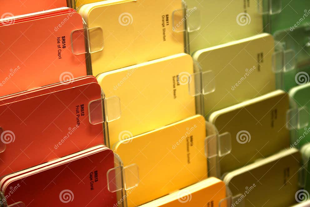 Paint Samples editorial photo. Image of medium, tile, rainbow - 681376