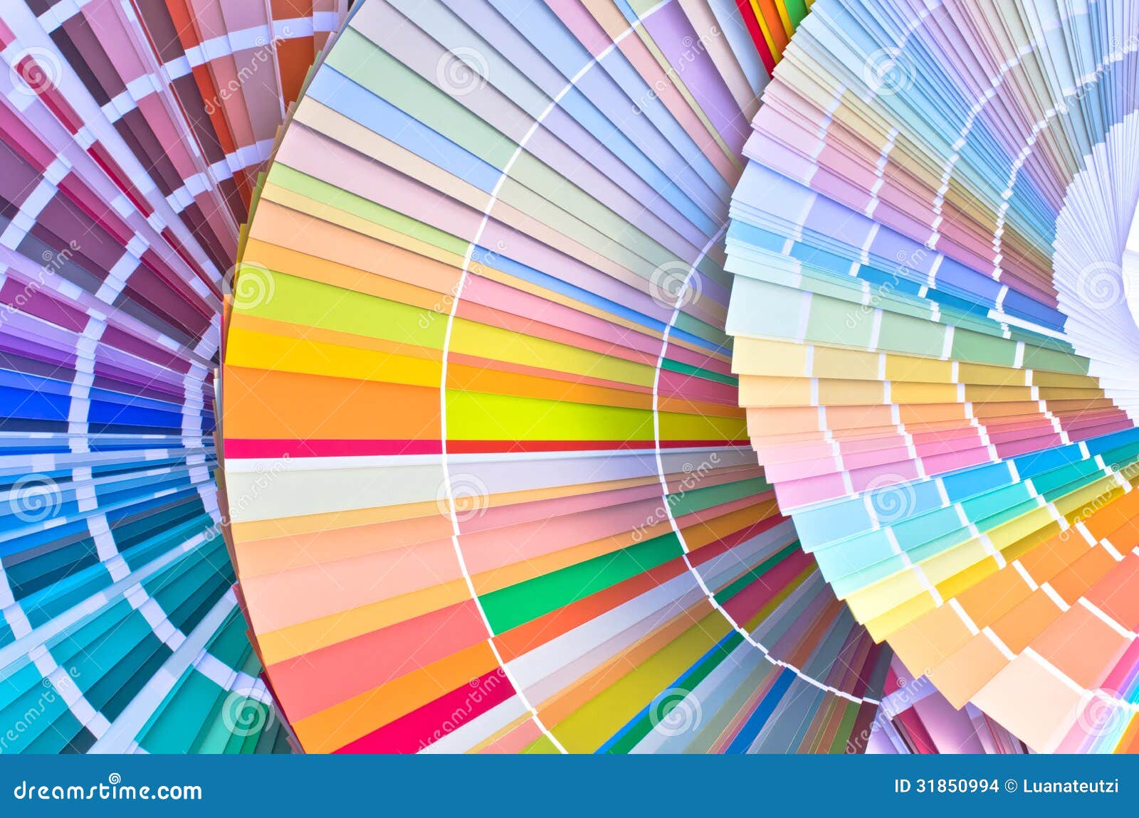 Paint samples. stock photo. Image of paint, samples, rainbow - 31850994