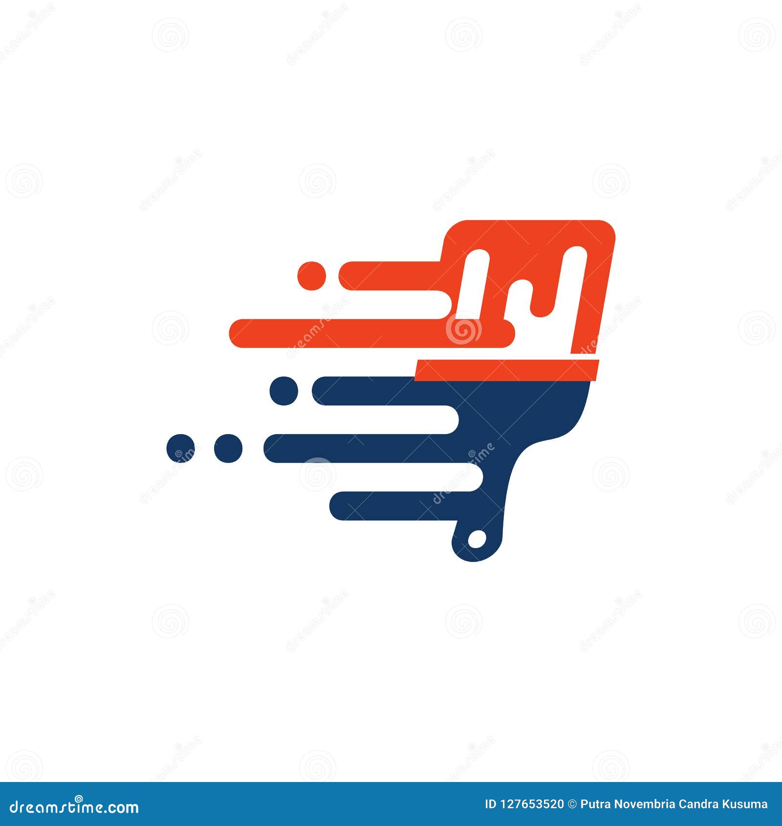 Paint Speed Logo Icon Design Stock Vector - Illustration of element ...