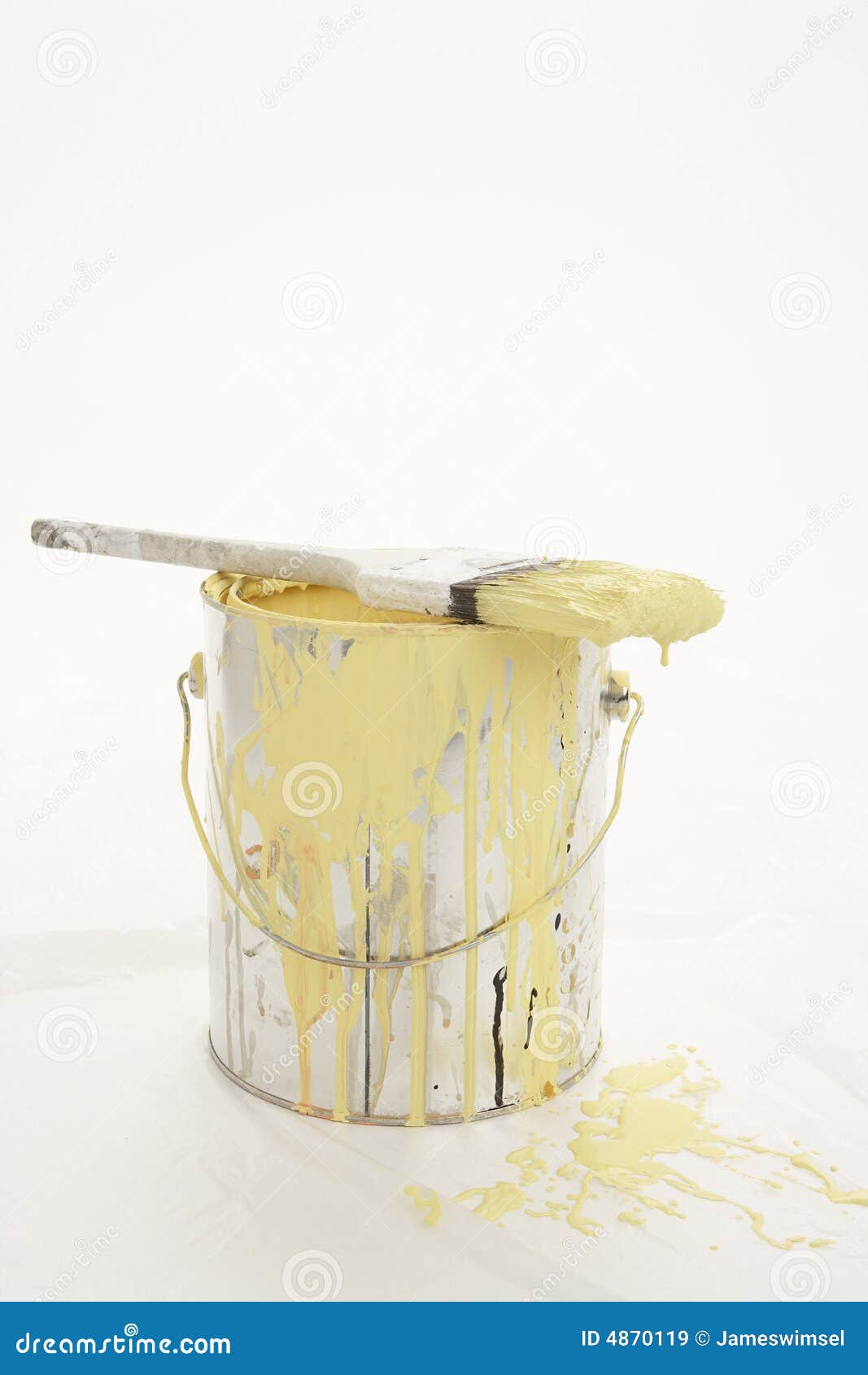 Paint spill stock image. Image of pigment, brush, interior - 4870119