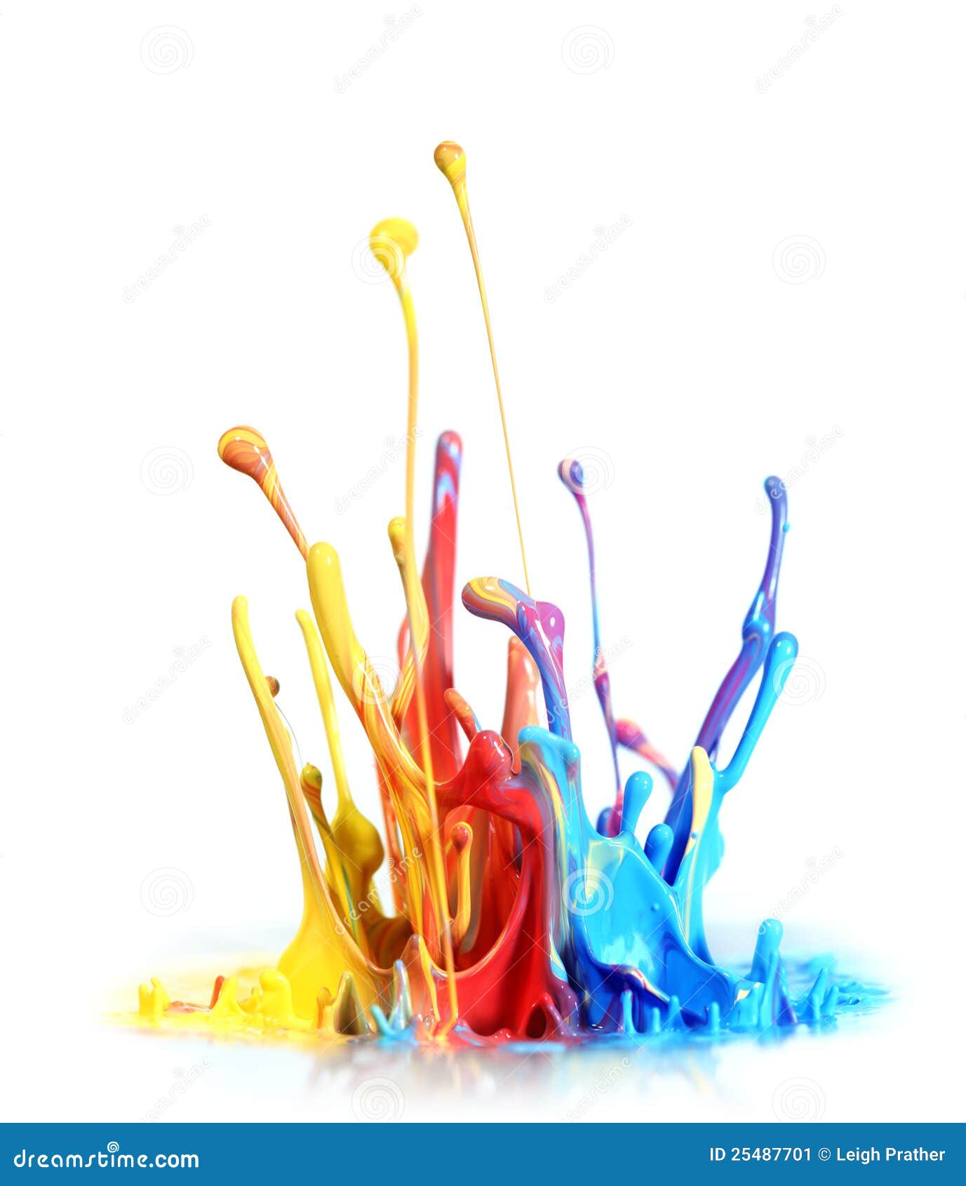 Paint splash stock image. Image of motion, flowing, fluid - 25487701