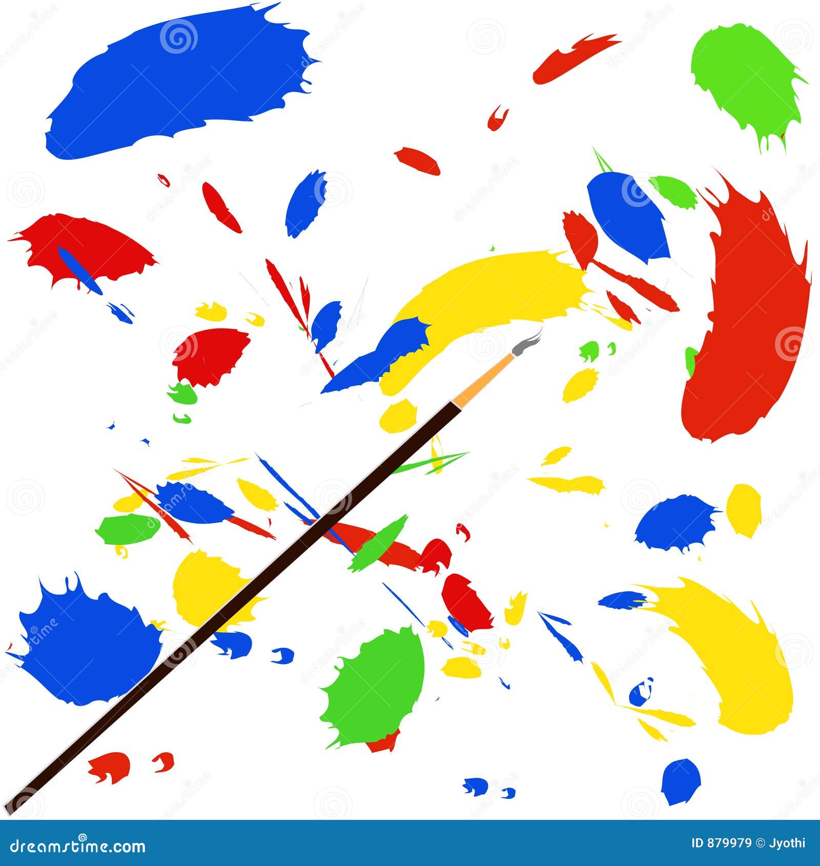 Paint splash stock illustration. Illustration of school - 879979