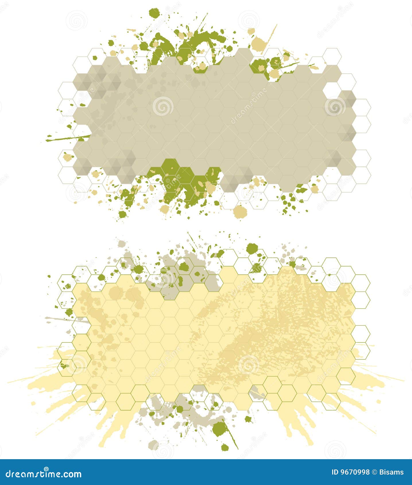 Paint splash banners Nr1 stock vector. Illustration of splattered - 9670998