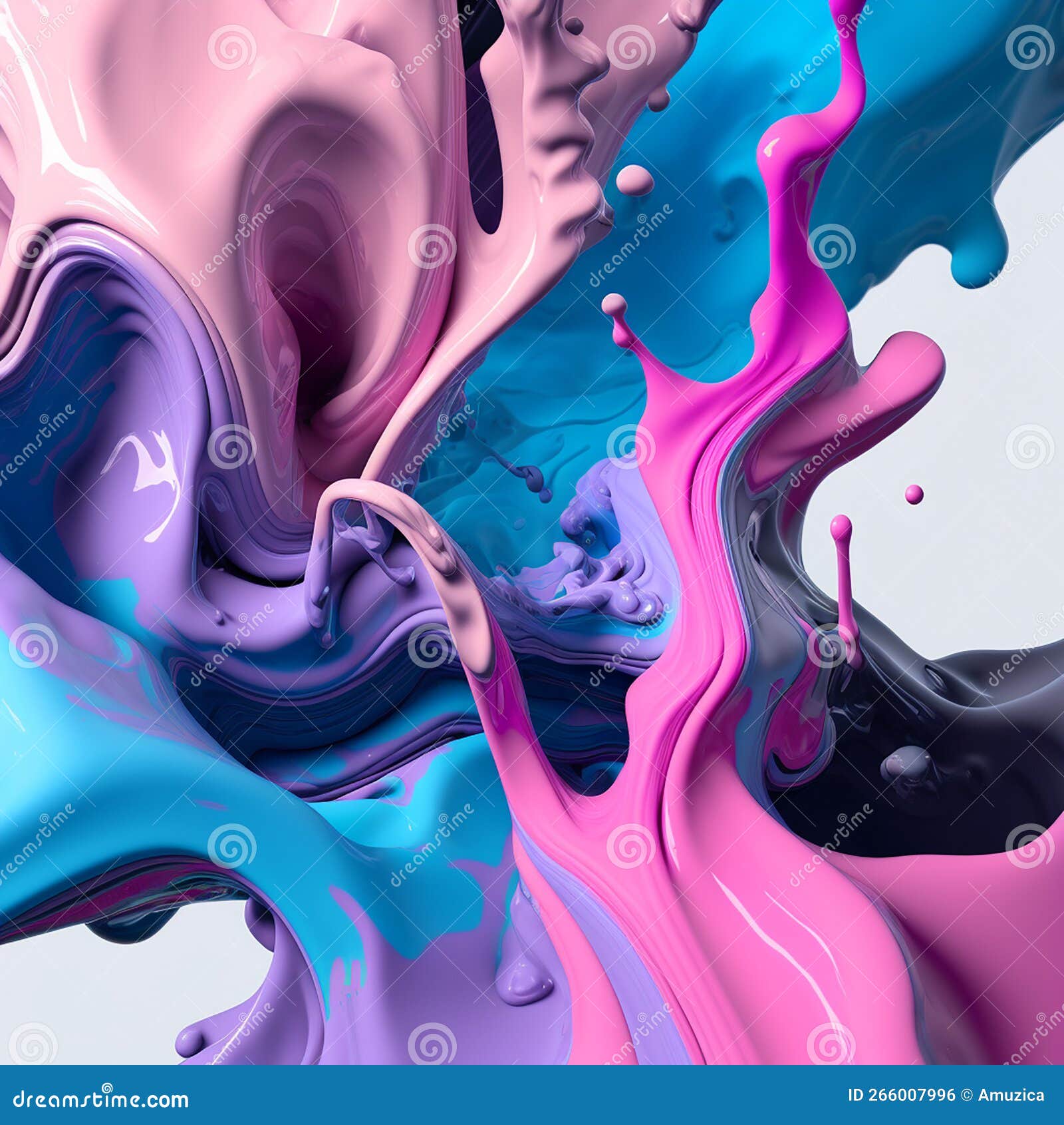 A Paint Splash Colorfull Rainbow Paint or Ink Design Stock Illustration ...