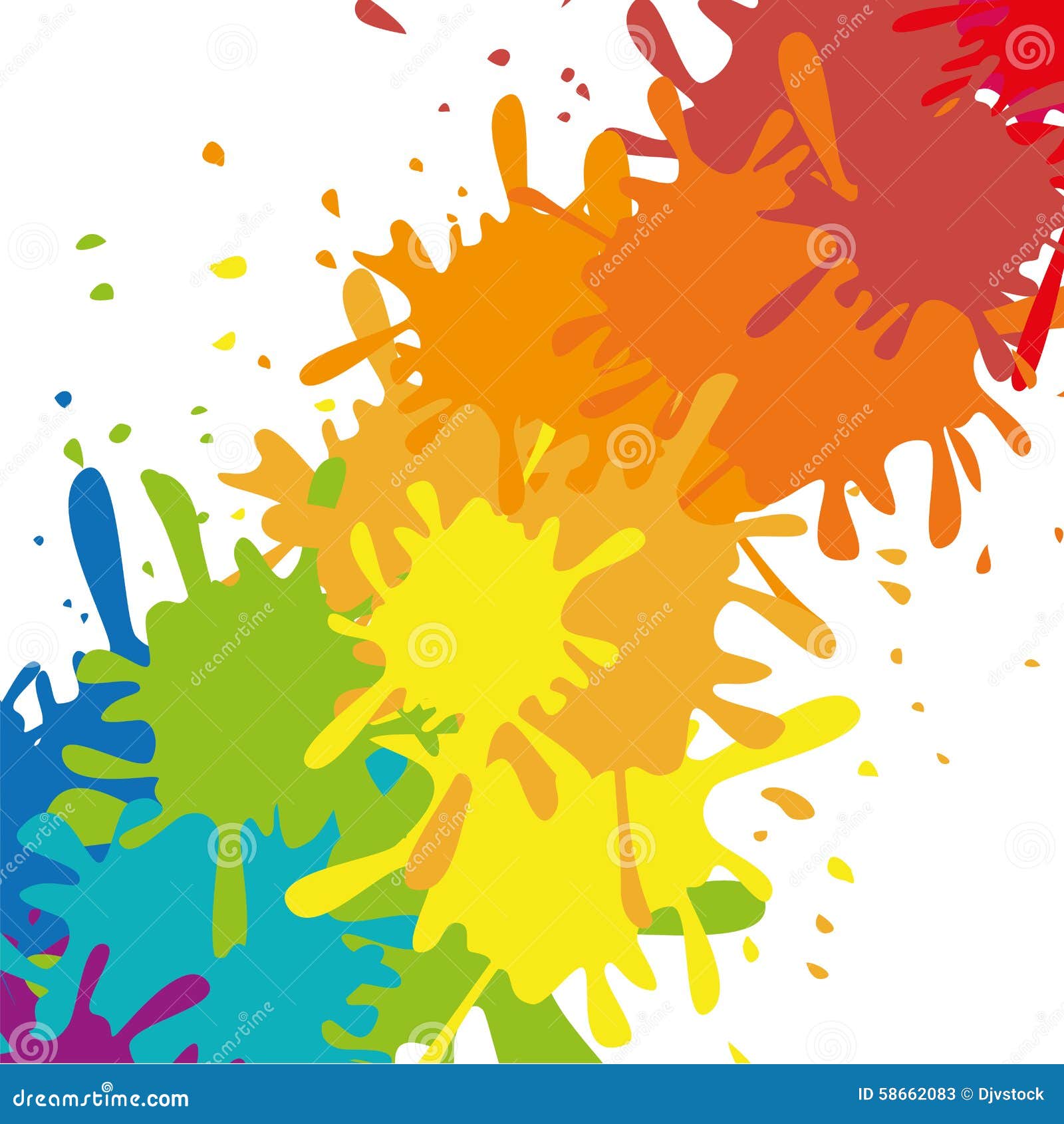 Paint splash design stock vector. Illustration of motion - 58662083