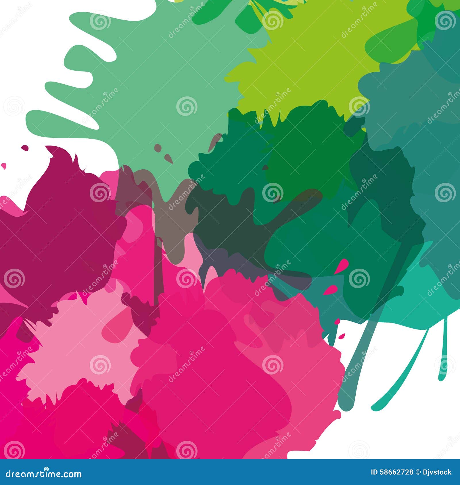 Paint splash design stock vector. Illustration of fresh - 58662728
