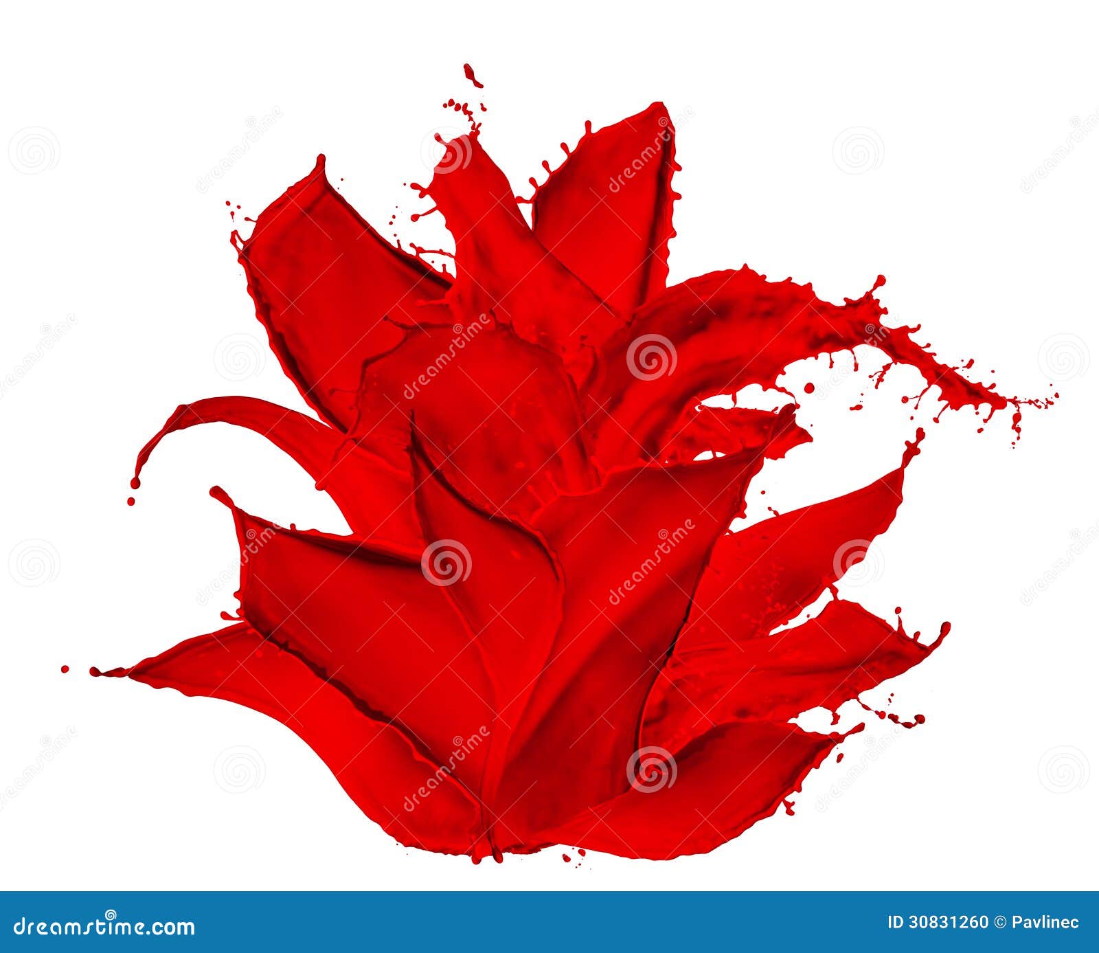 Paint splash flower stock photo. Image of flowing, bright - 30831260
