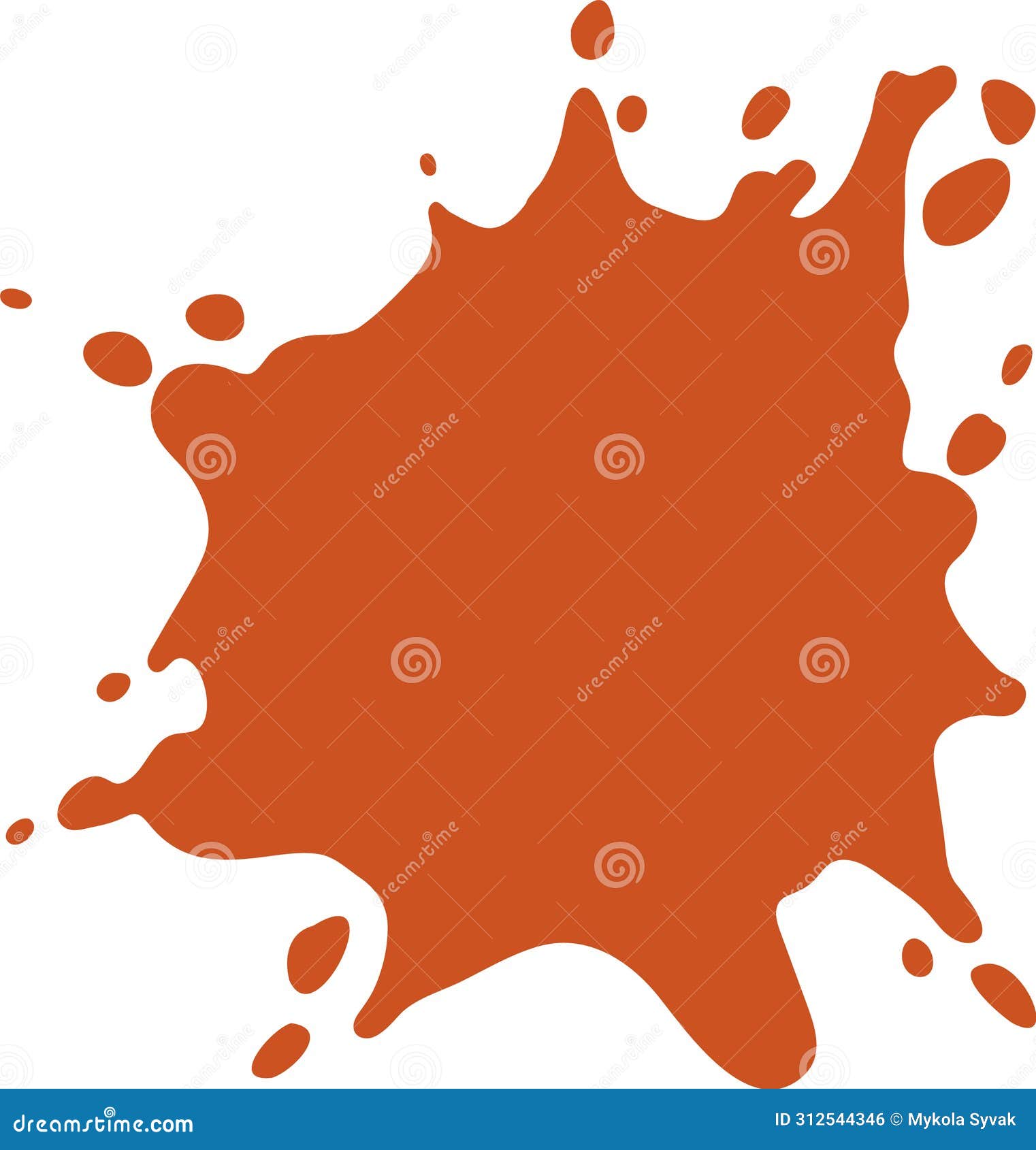 Paint Splash Icon stock vector. Illustration of spray - 312544346