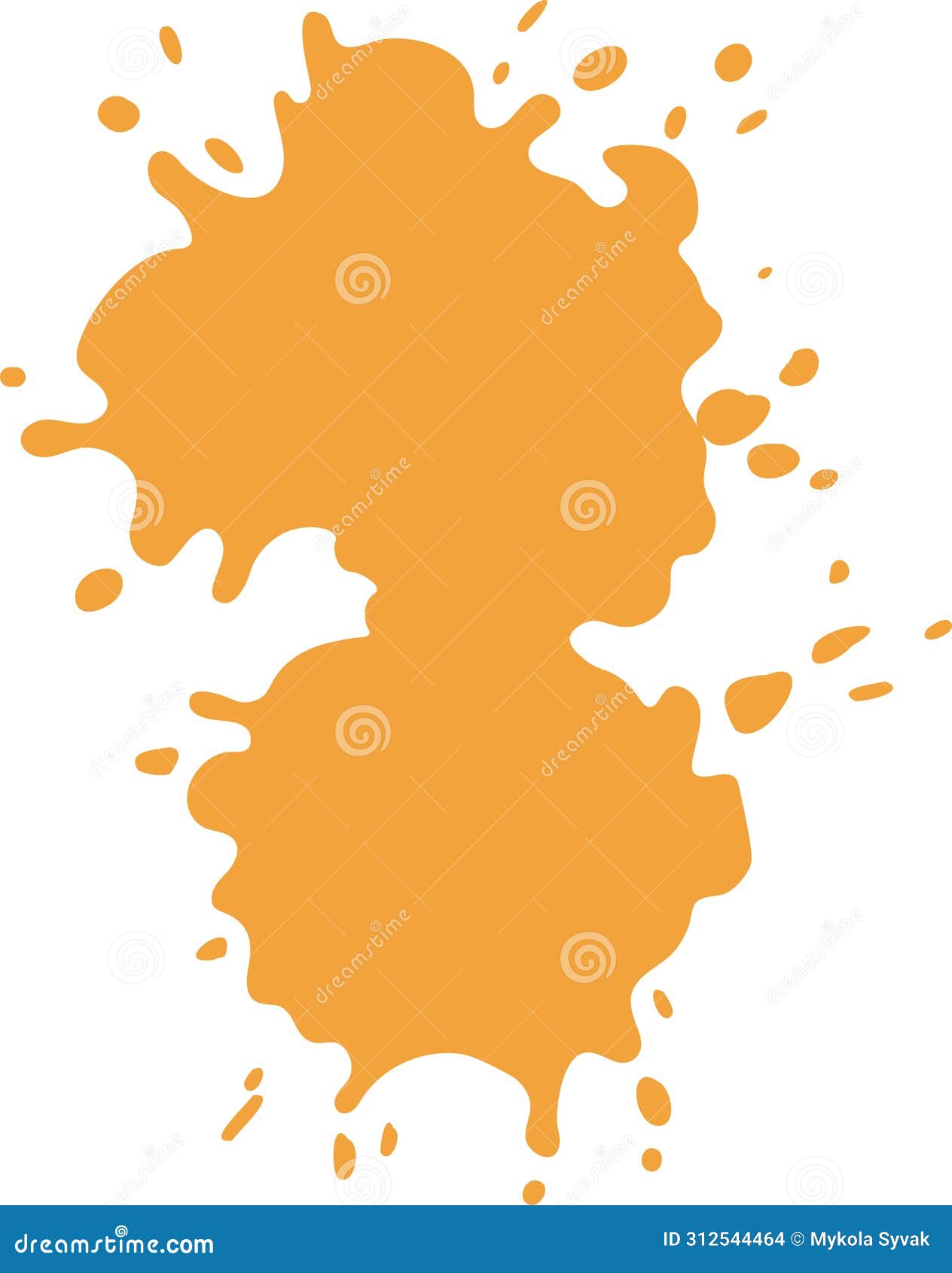 Paint Splash Icon stock vector. Illustration of shape - 312544464