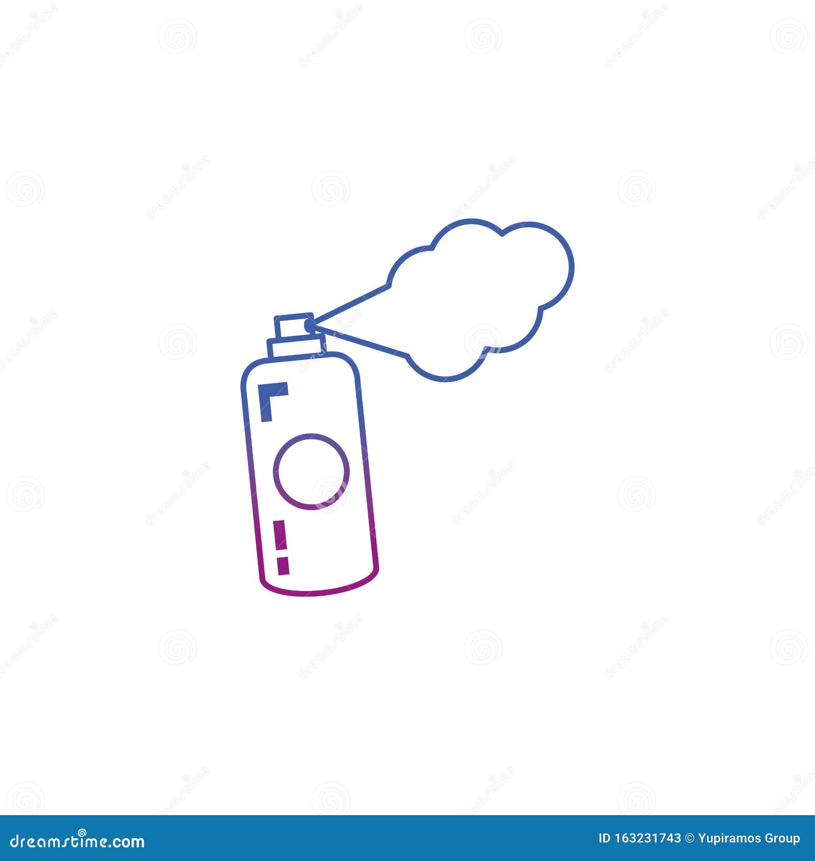 Paint Splash Line Gradient Design Stock Vector - Illustration of ...