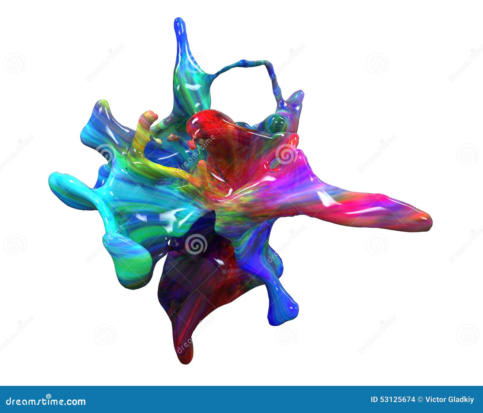 Paint Splash stock illustration. Illustration of motion - 53125674