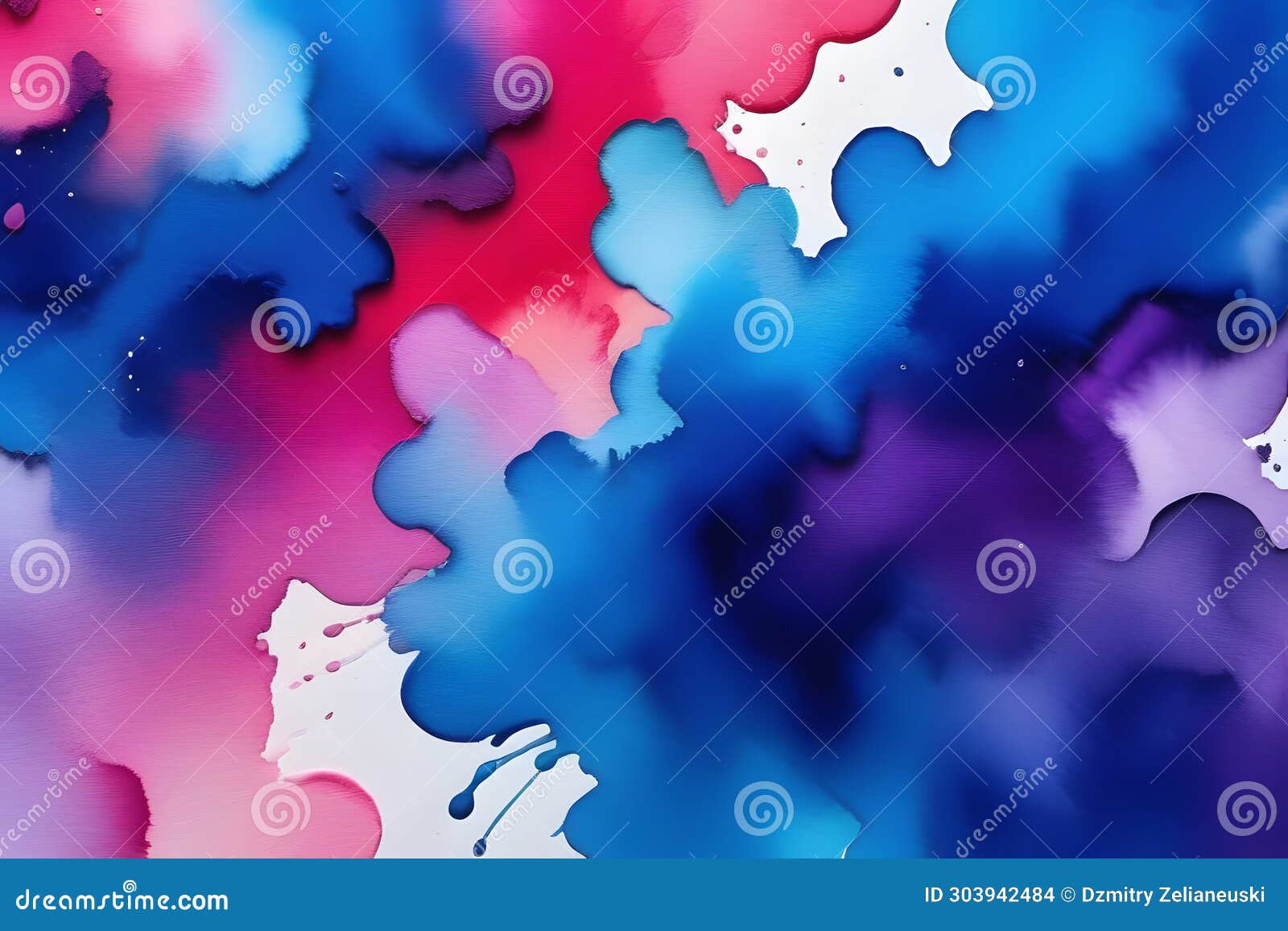 Paint Splashes, Solution. Generative AI Stock Illustration ...