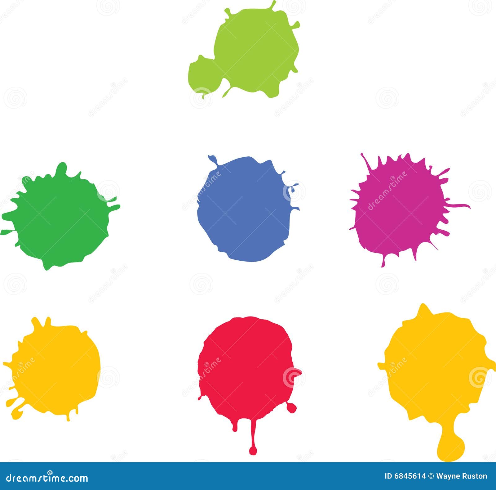 Paint Splat stock vector. Illustration of background, purple - 6845614