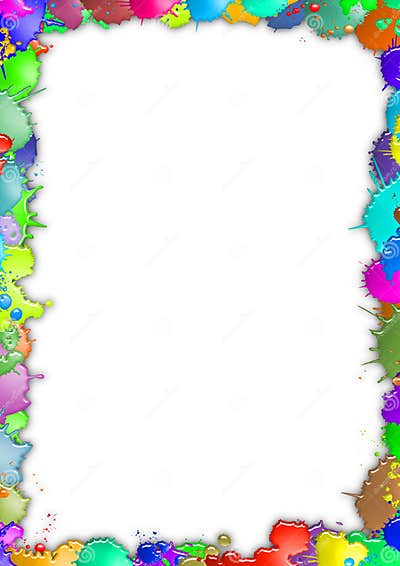 Paint Splat Frame stock illustration. Illustration of abstract - 28200252