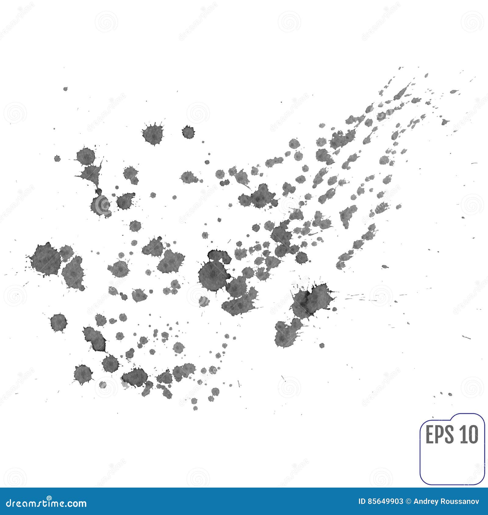Paint Splat. Paint Splashes for Design Use Stock Vector - Illustration ...