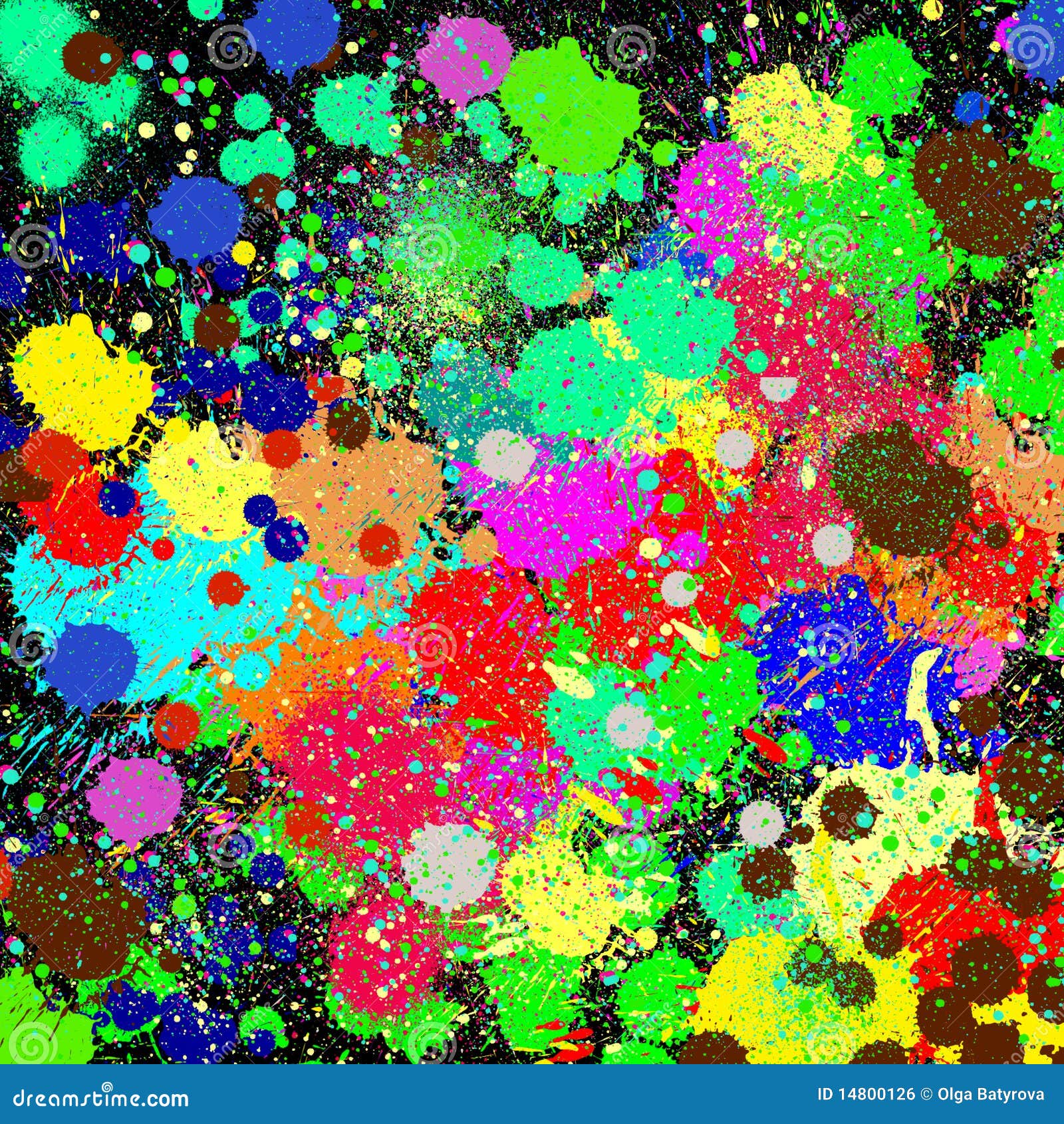 Paint splats stock illustration. Illustration of white - 14800126