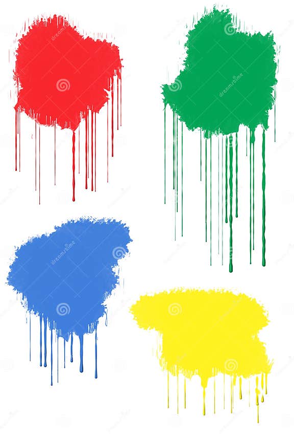 Paint Splats stock illustration. Illustration of paper - 318828