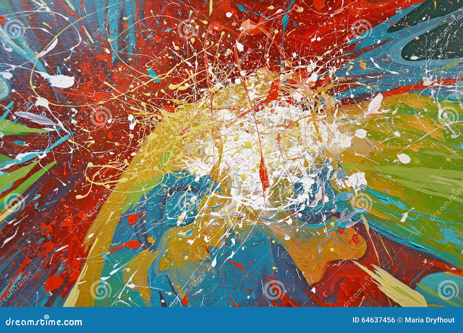 Paint splatter abstract stock photo. Image of vivid, contemporary ...