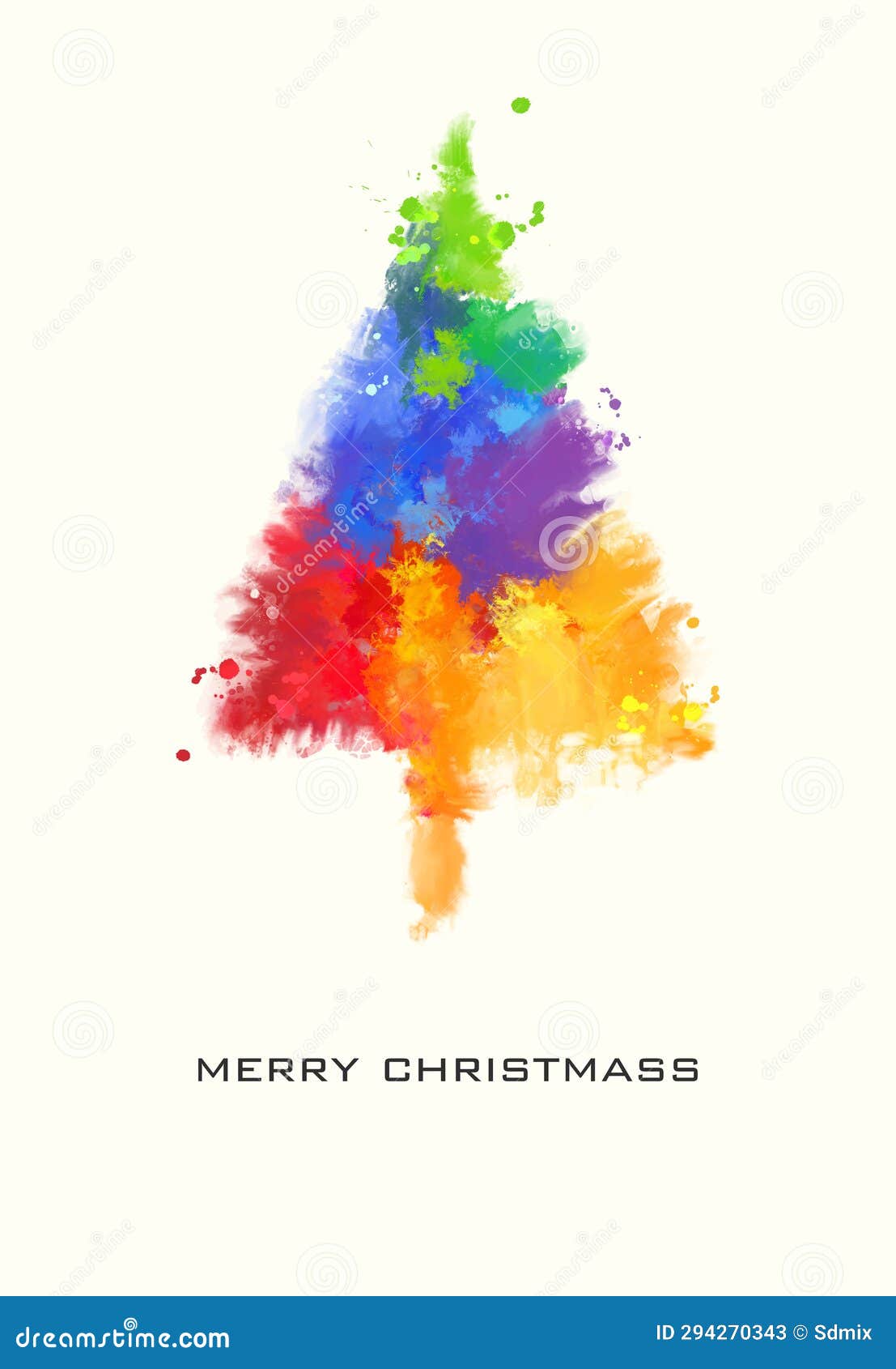 Paint Splatter Christmas Tree Vector Stock Vector - Illustration of ...
