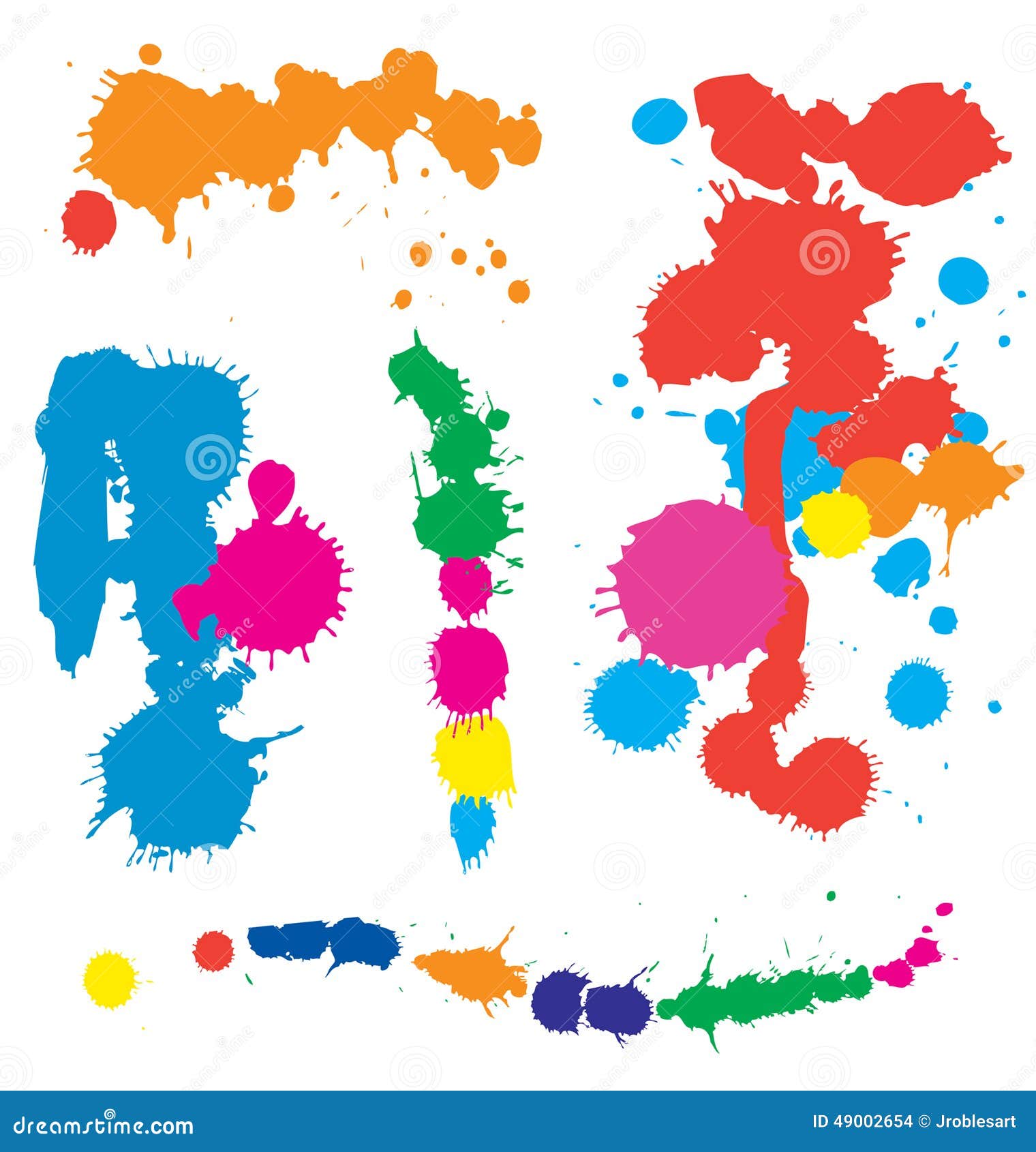 Paint Splatter stock vector. Illustration of blood, shape - 49002654