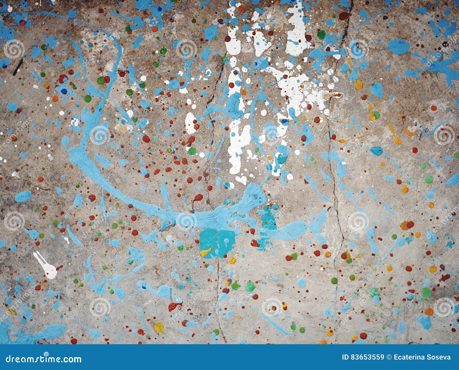 Splatter Painted Floors