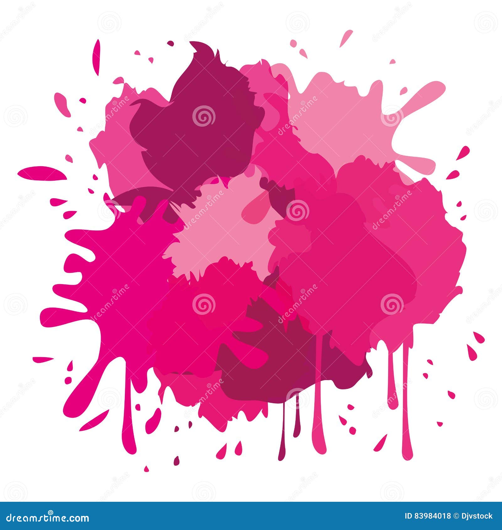 Paint splatter icon image stock illustration. Illustration of blotch ...