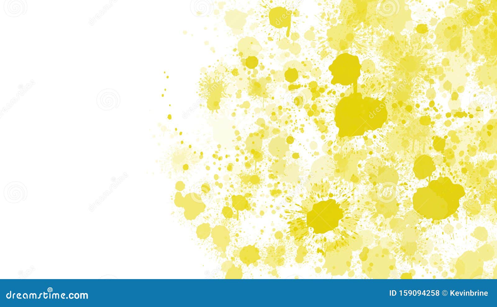 Yellow Paintball Splat