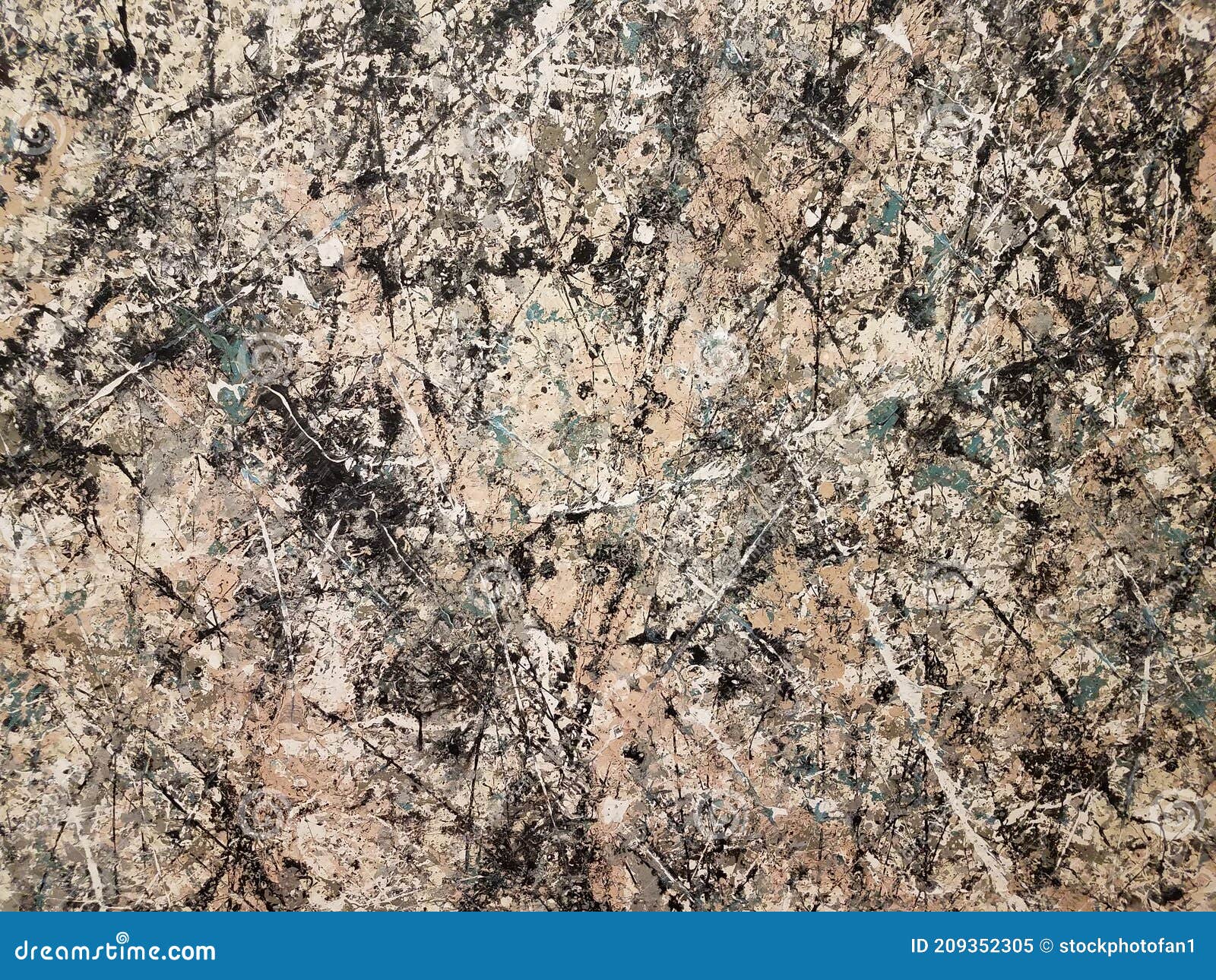 Paint Splatter Mess or Drips on Floor or Ground Stock Image - Image of ...