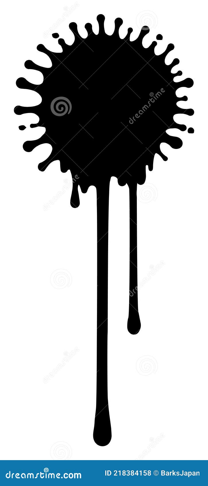 Paint Splatter Shape Illustration Stock Vector - Illustration of color ...