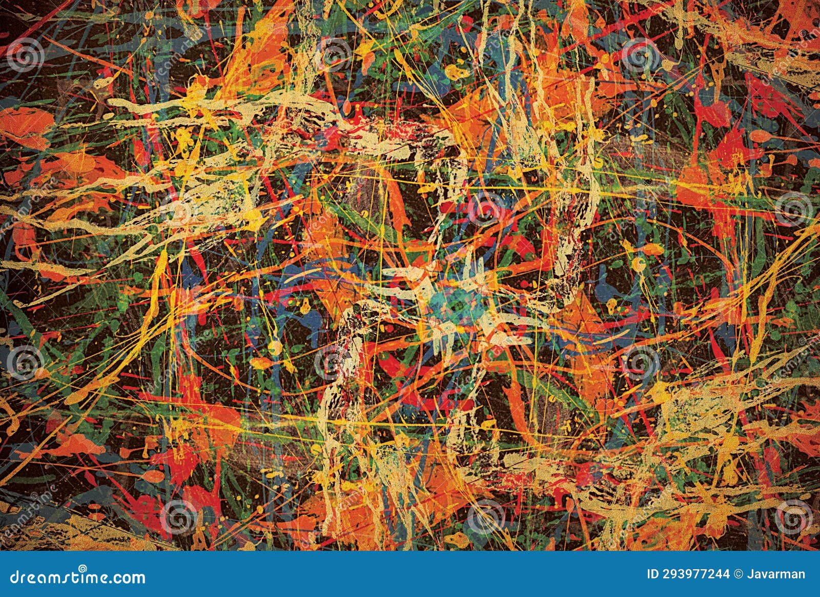 Paint Splattered Vintage Paper Texture. High Resolution Abstract Color ...