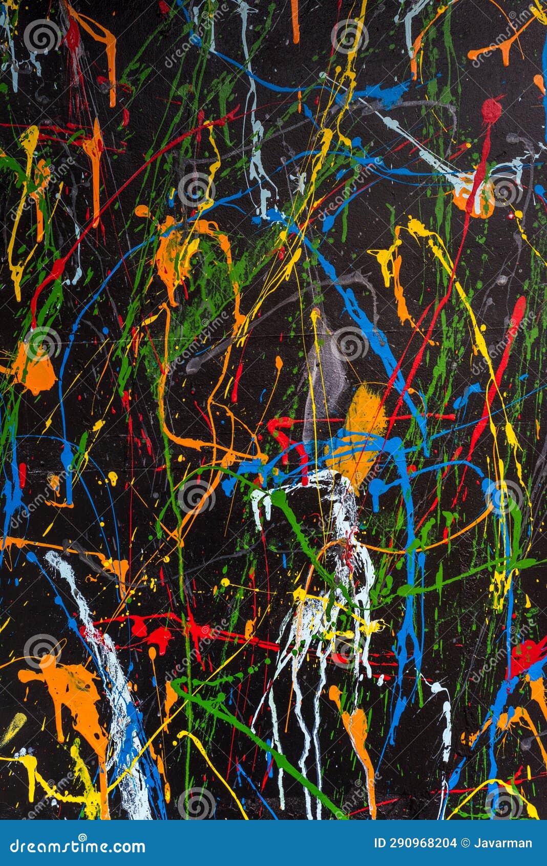 Paint Splattered Wall Texture. High Resolution Abstract Color ...