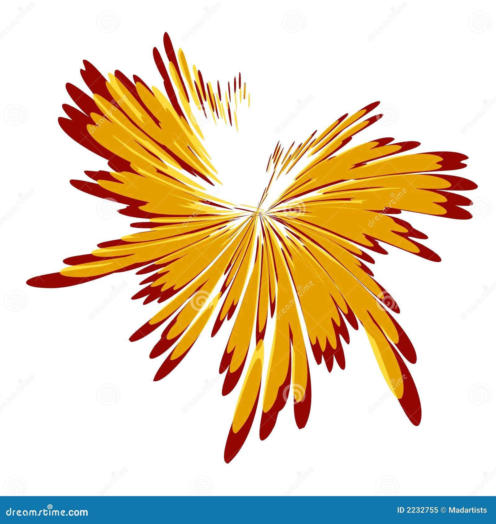 Paint Splatters Gold Red Spill Stock Illustration - Illustration of ...