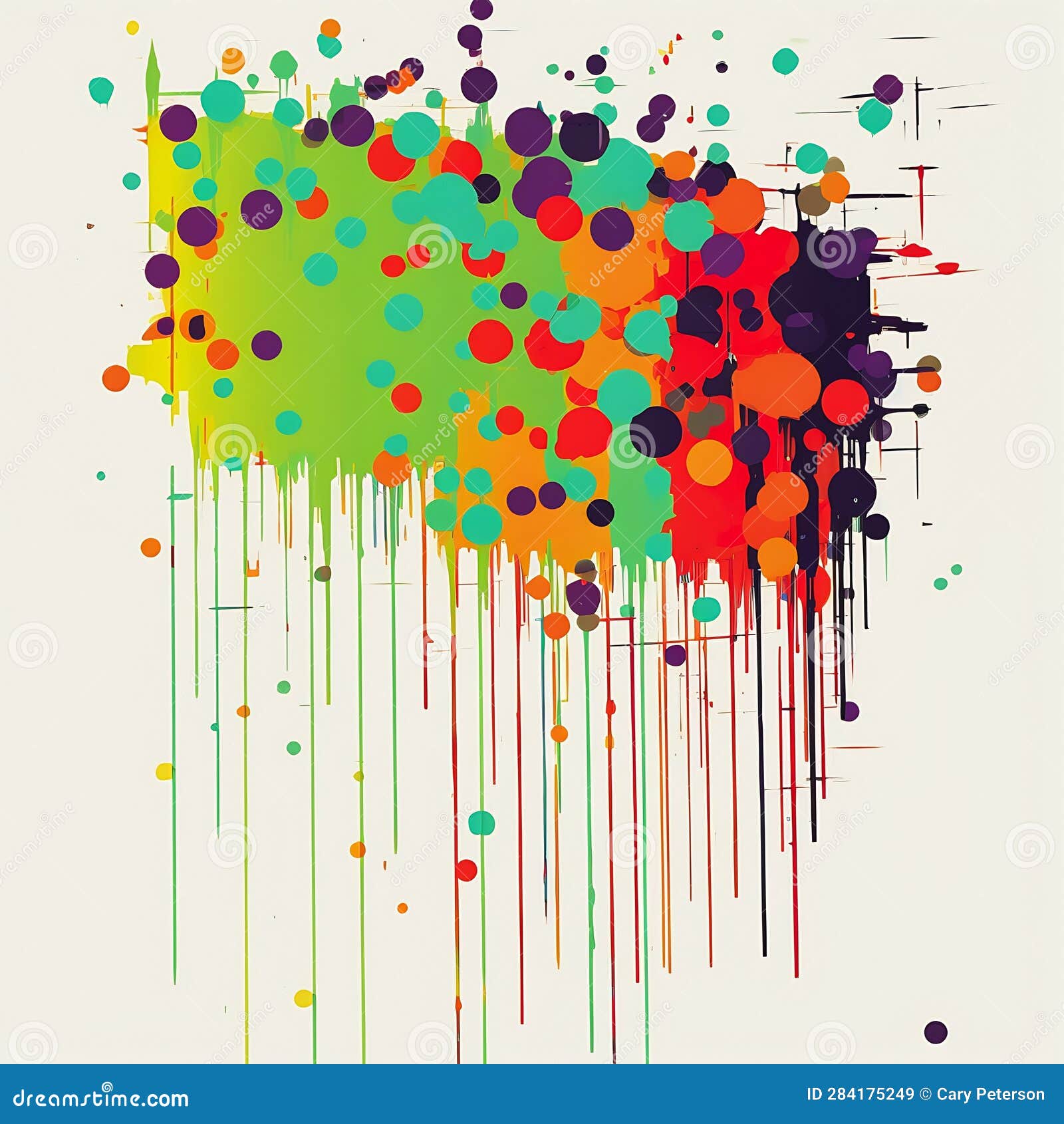 Paint Splatters Vector Graphics Icon Stock Illustration - Illustration ...