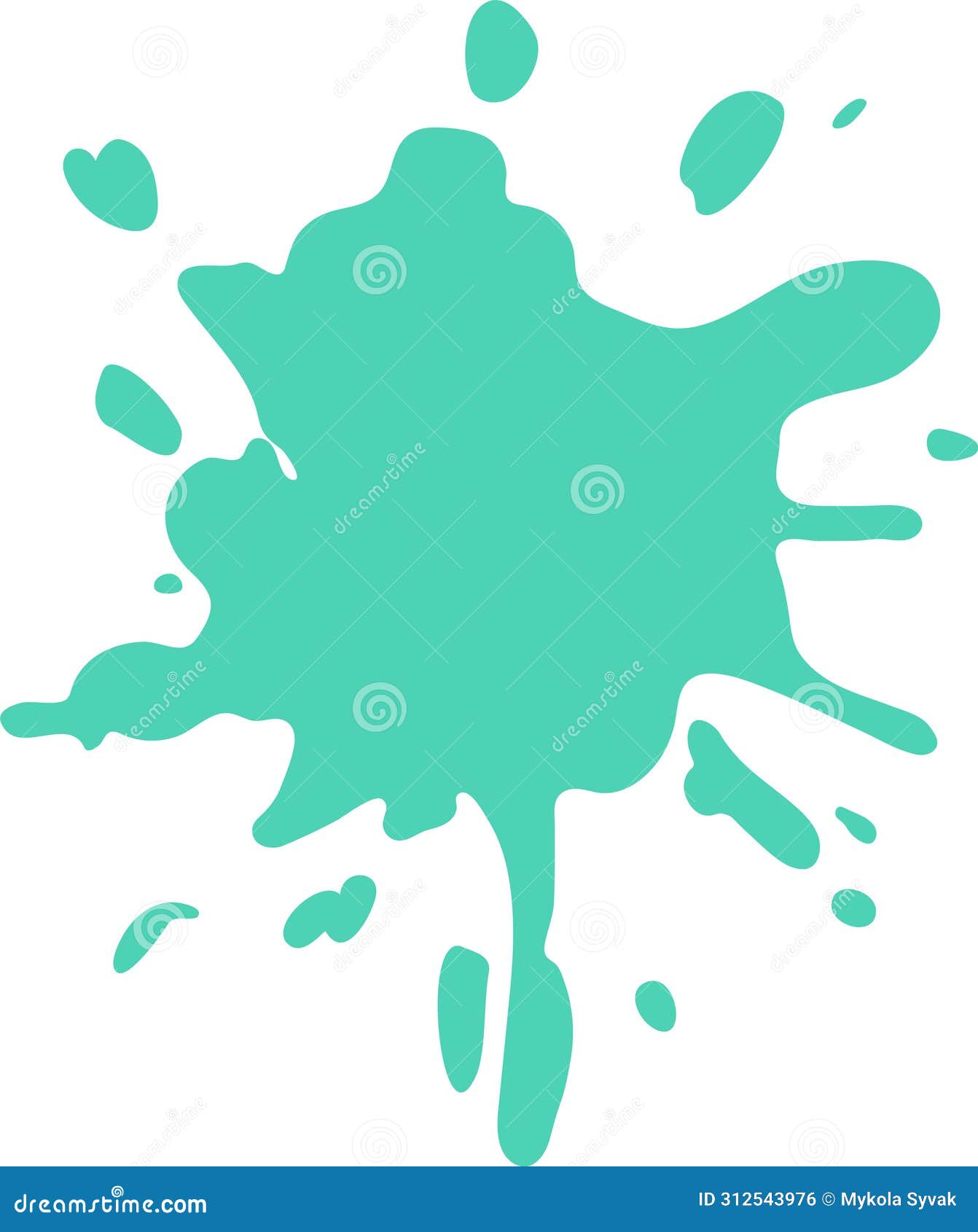 Paint Splutter Icon Vector Illustration | CartoonDealer.com #312543976
