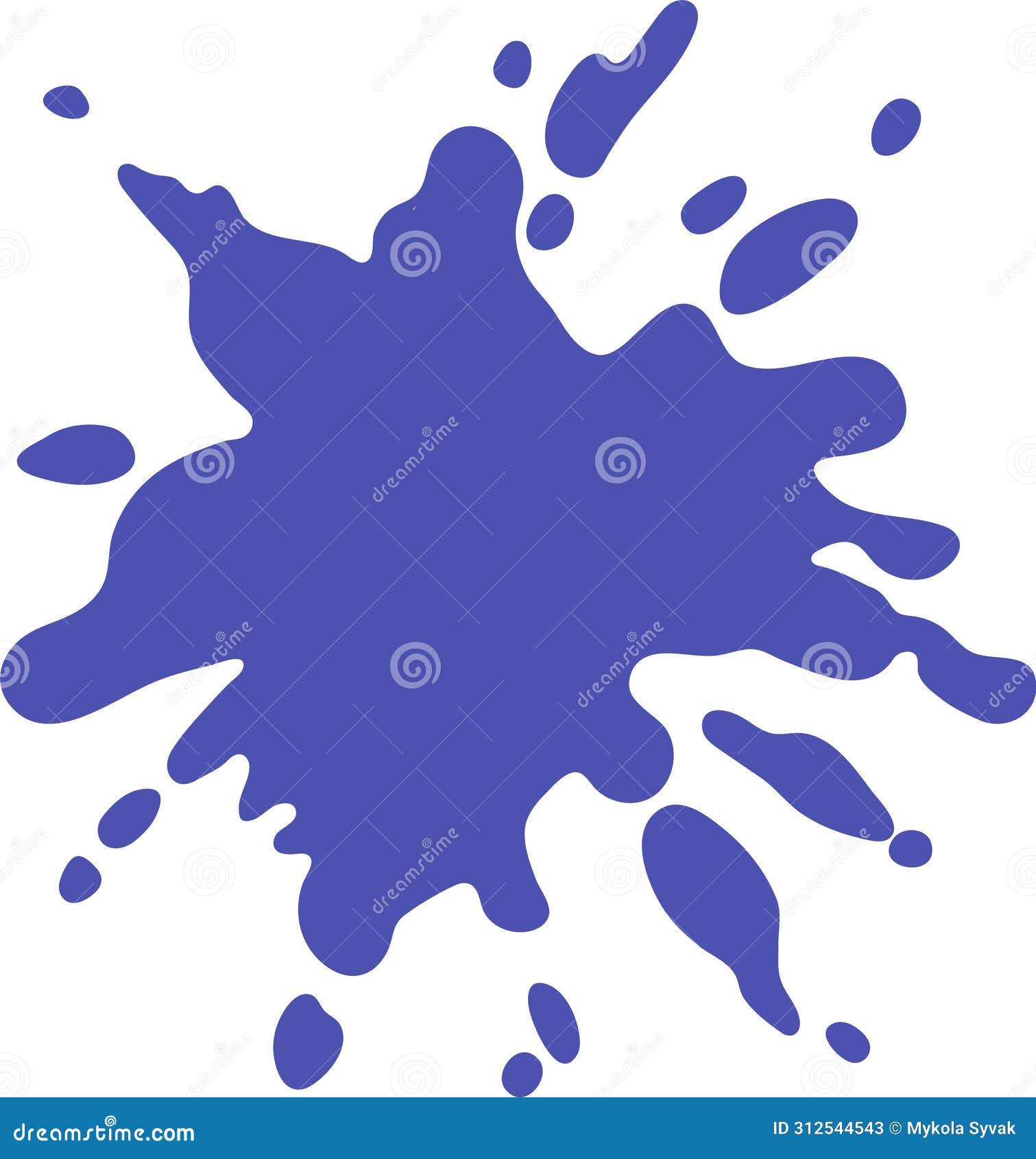 Paint Splutter Icon stock vector. Illustration of drop - 312544543